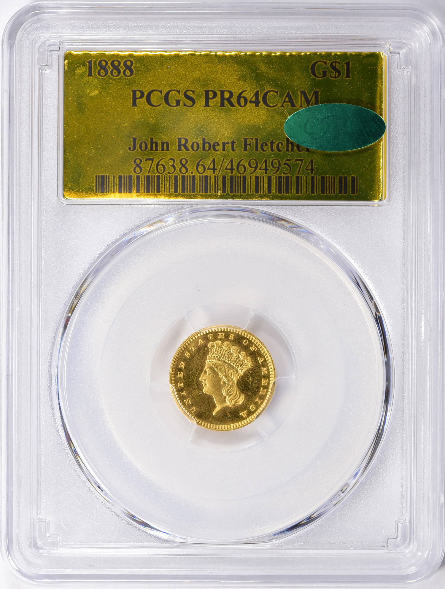 Original 1888 Complete Proof Set Including All Gold Graded by PCGS/(CAC ...