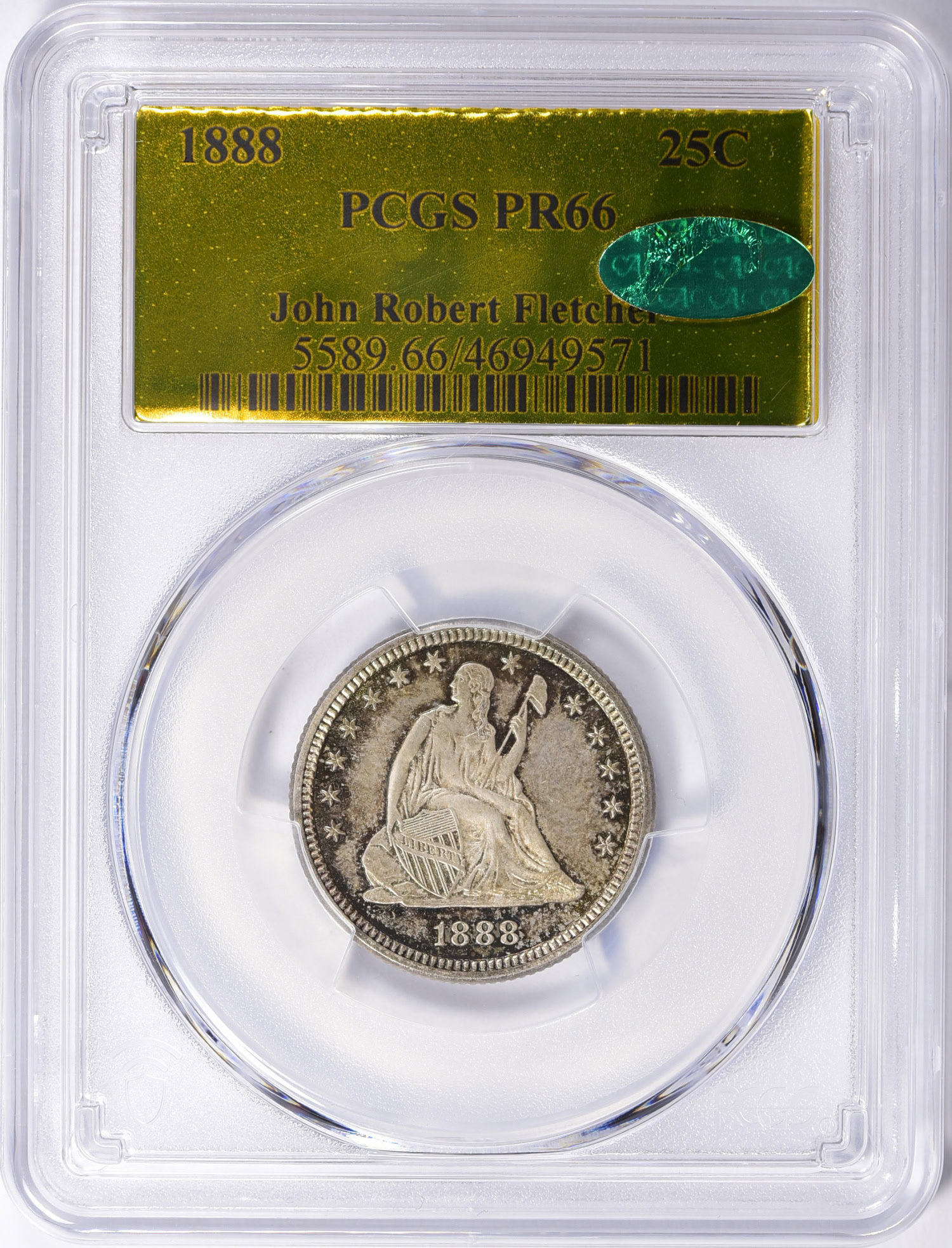Original 1888 Complete Proof Set Including All Gold Graded by PCGS/(CAC ...