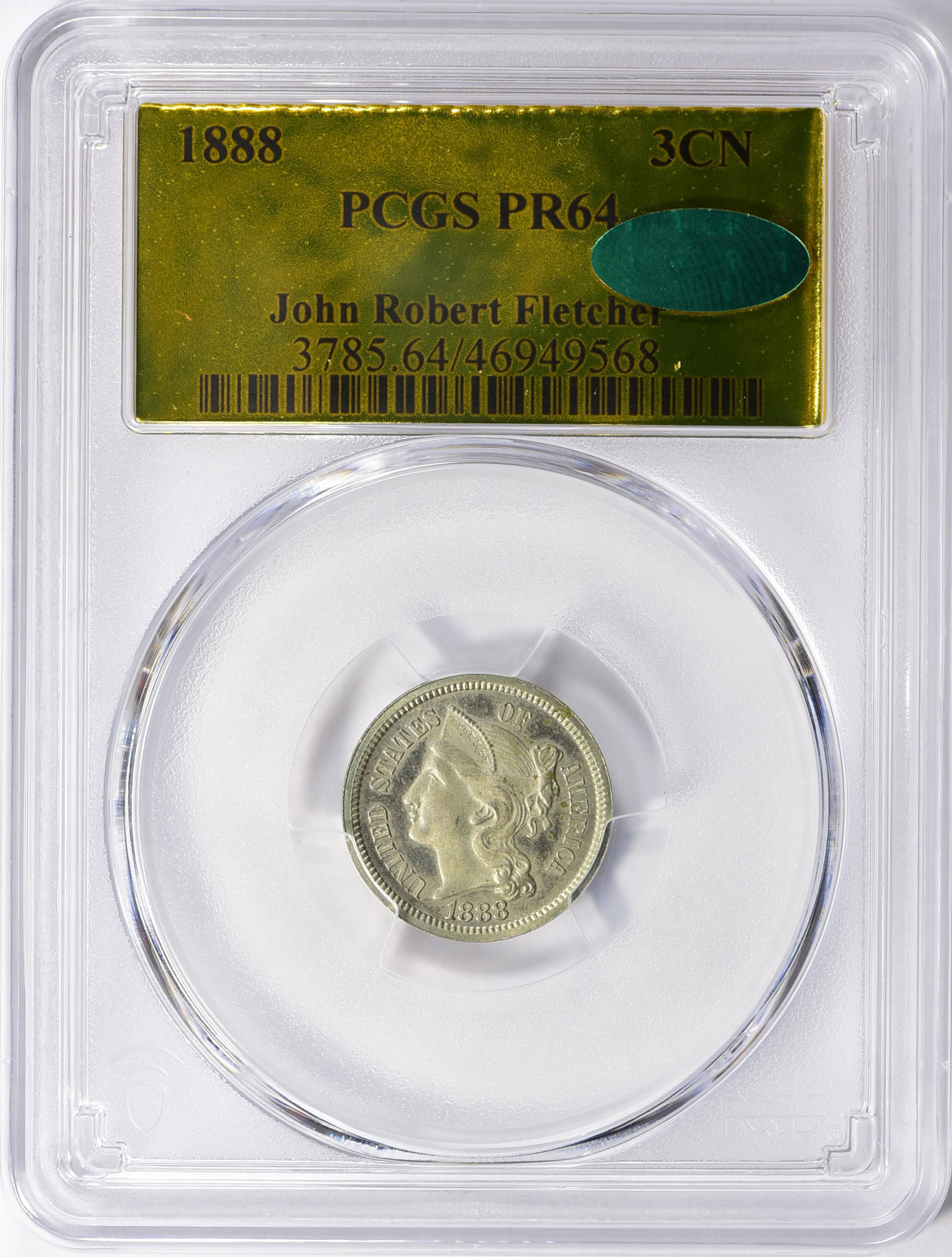 Original 1888 Complete Proof Set Including All Gold Graded by PCGS/(CAC ...