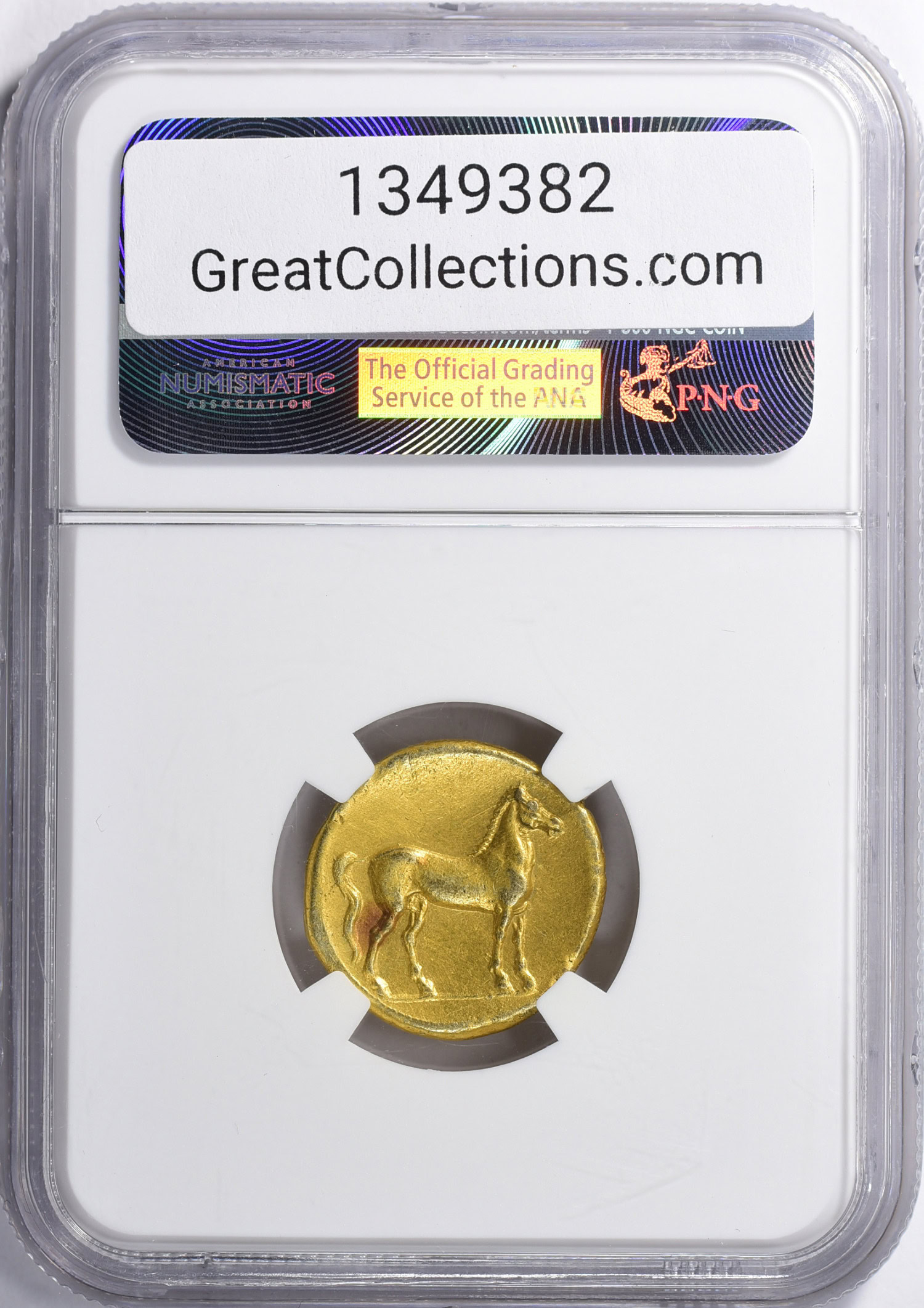 Ancient Zeugitana, Carthage c.320-270 B.C. EL Stater (7.36gms) NGC XF ...