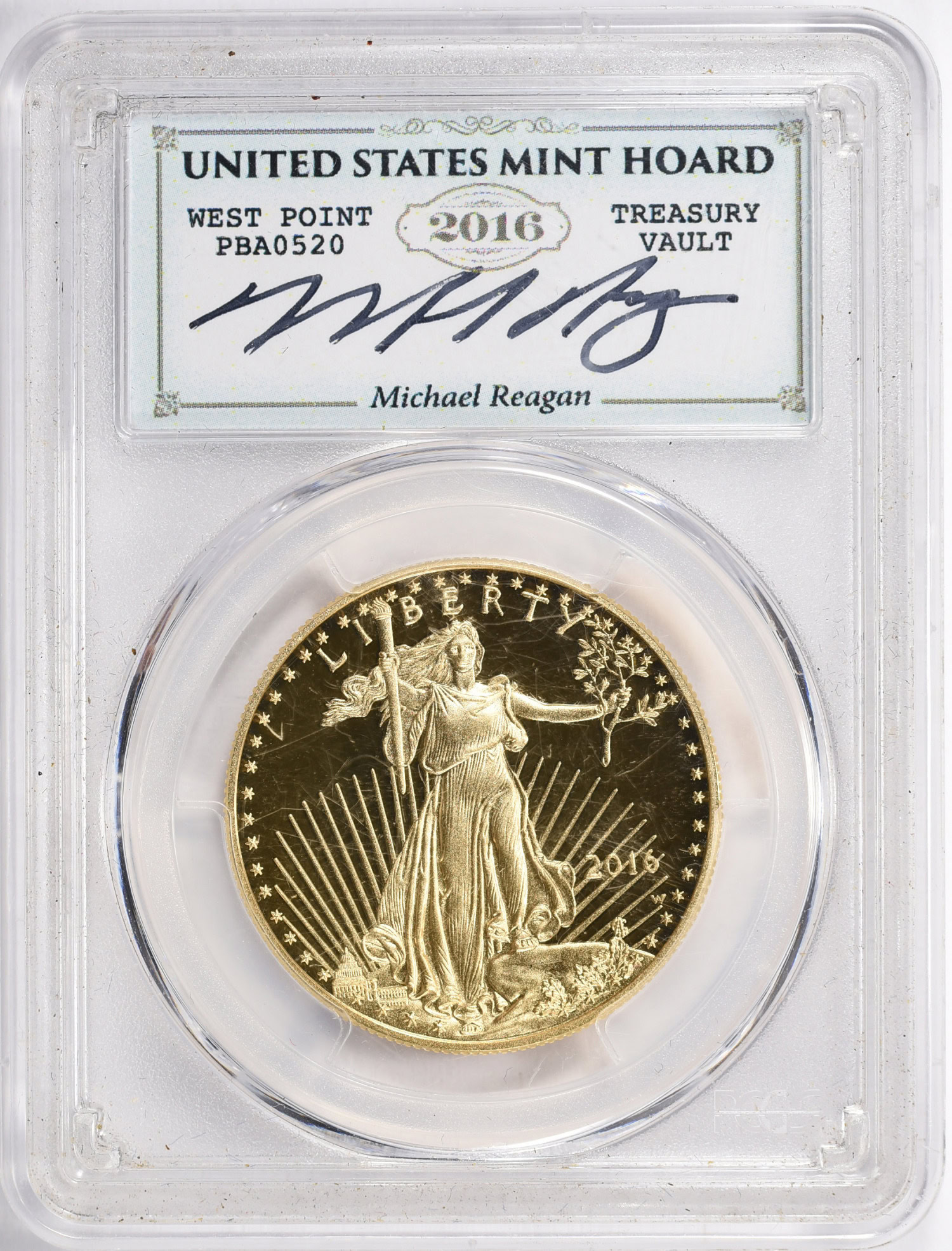 2016-W (2020) $50 One-Ounce Gold American Eagle 30th Anniversary Reagan Legacy Series PCGS Proof ...