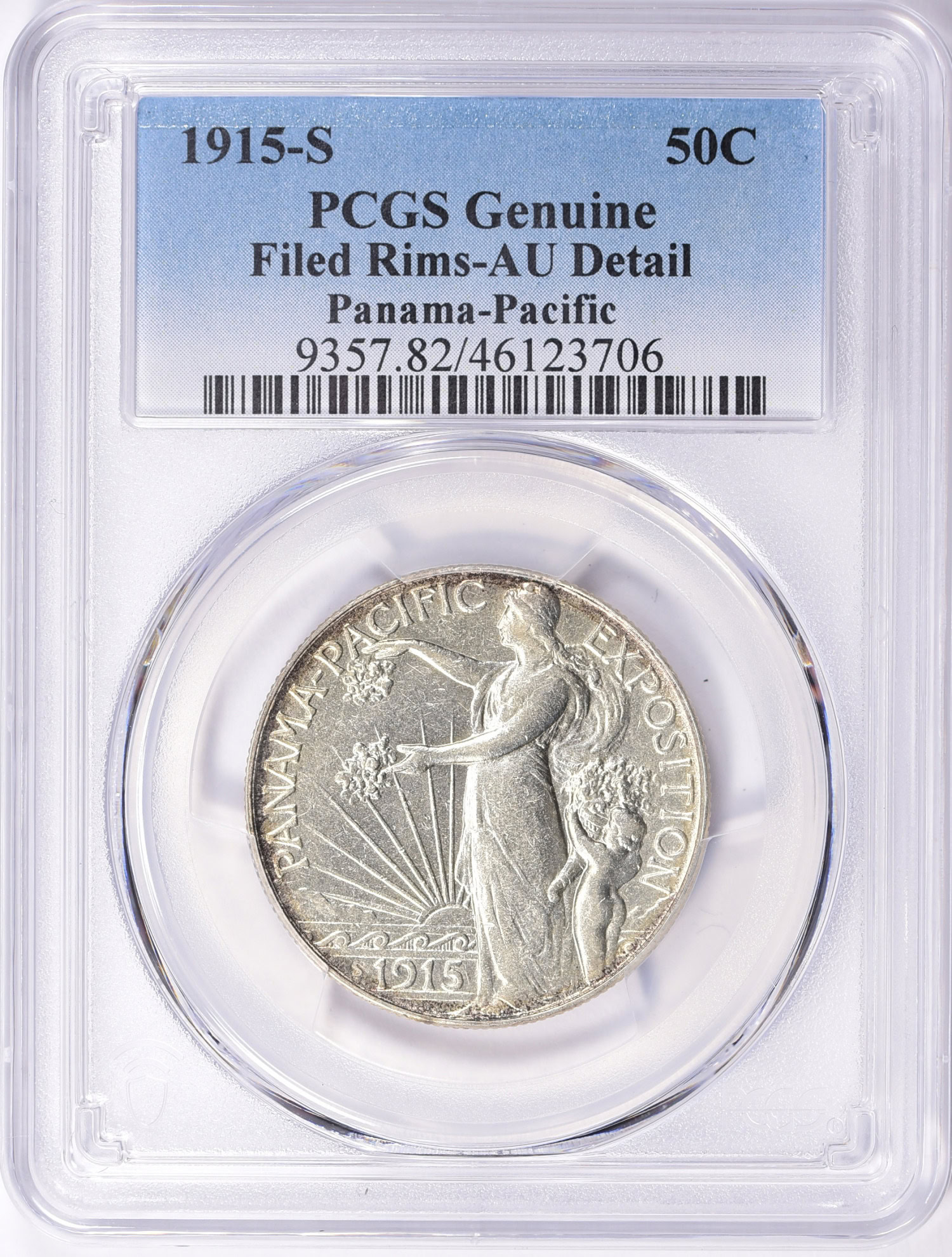 1915-S Panama-Pacific Exposition Half Dollar PCGS Genuine AU Details (Item 1368271 ...