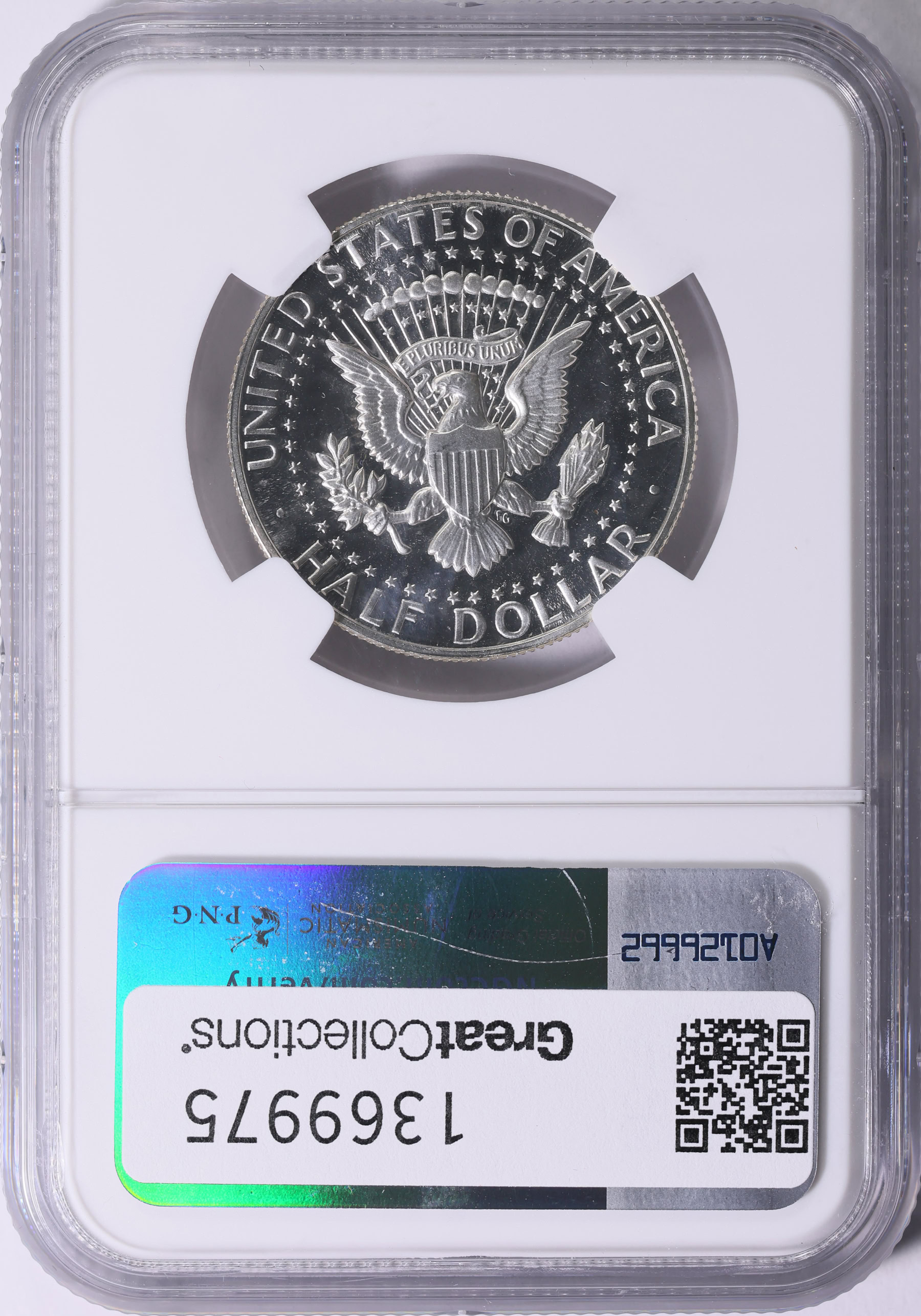1966 Kennedy Half Dollar SMS NGC MS-67 UC (Item 1369975) | GreatCollections Coin Auctions