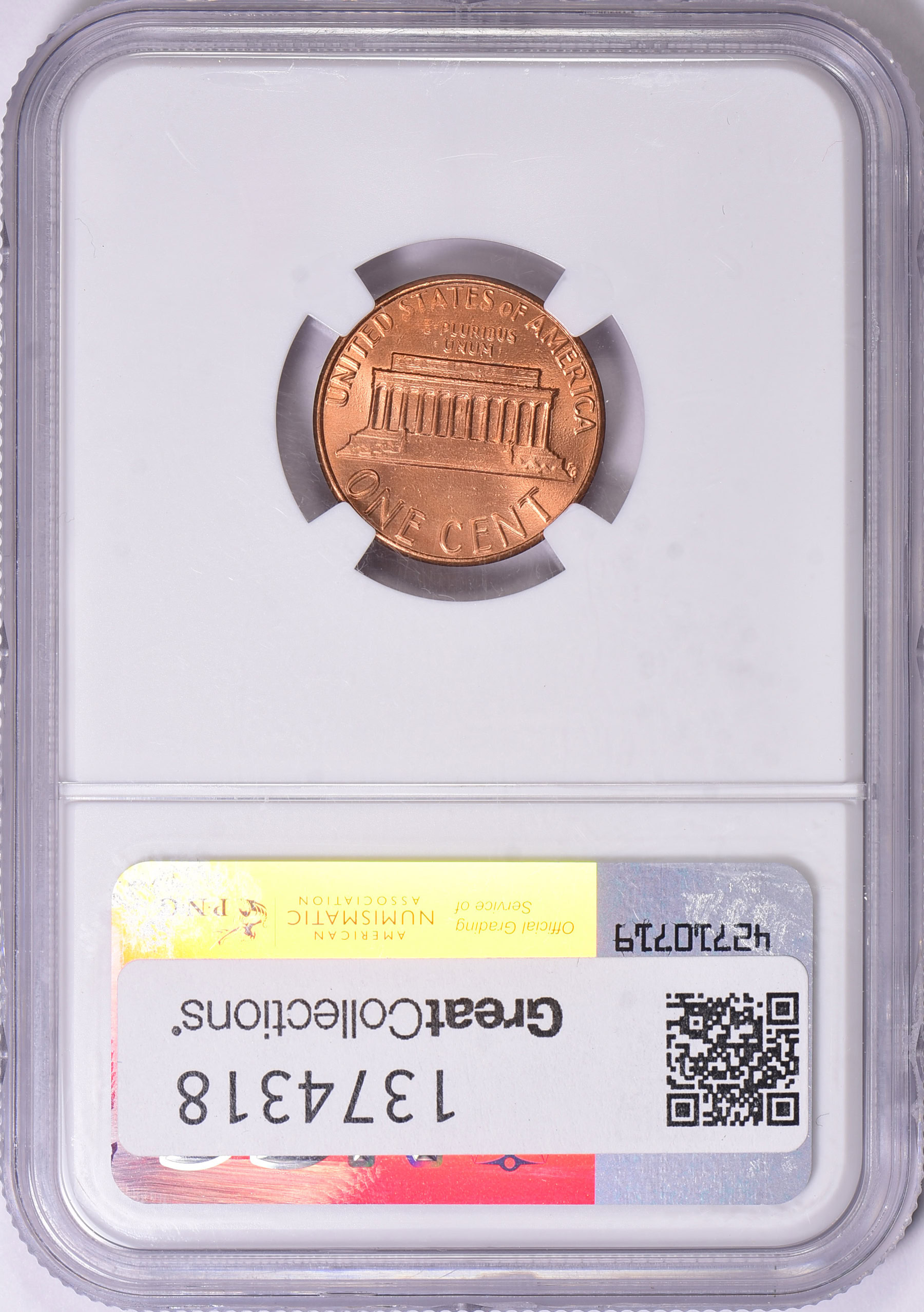 1983 Lincoln Cent Doubled Die Reverse NGC MS-68 RD (Item 1374318 ...