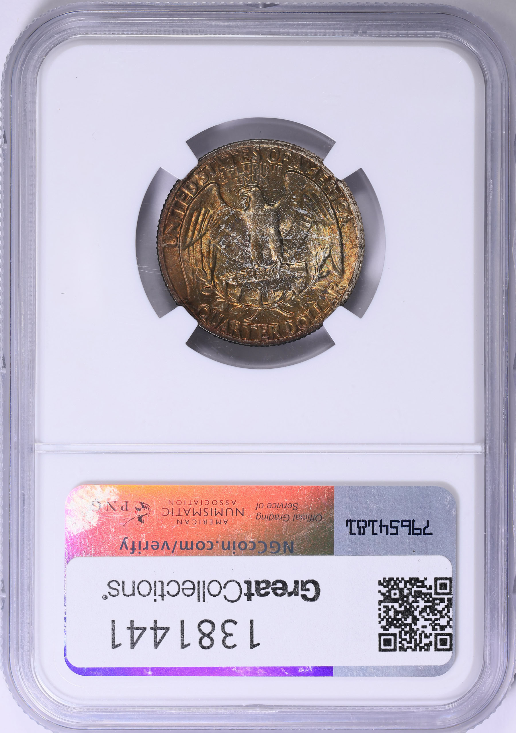 1955 Washington Quarter NGC MS-67+ (Toned) (Item 1381441 ...