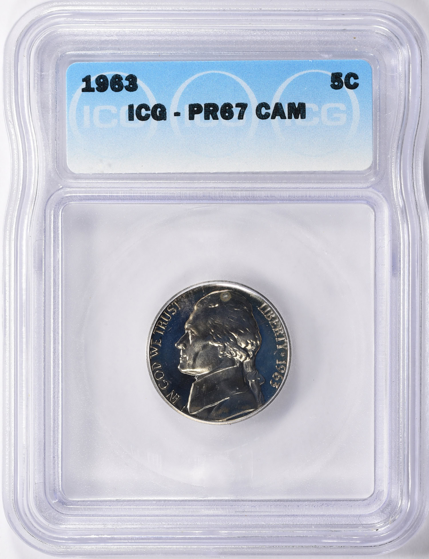 1963 Jefferson Nickel ICG Proof-67 CAMEO (Item 1390494 ...