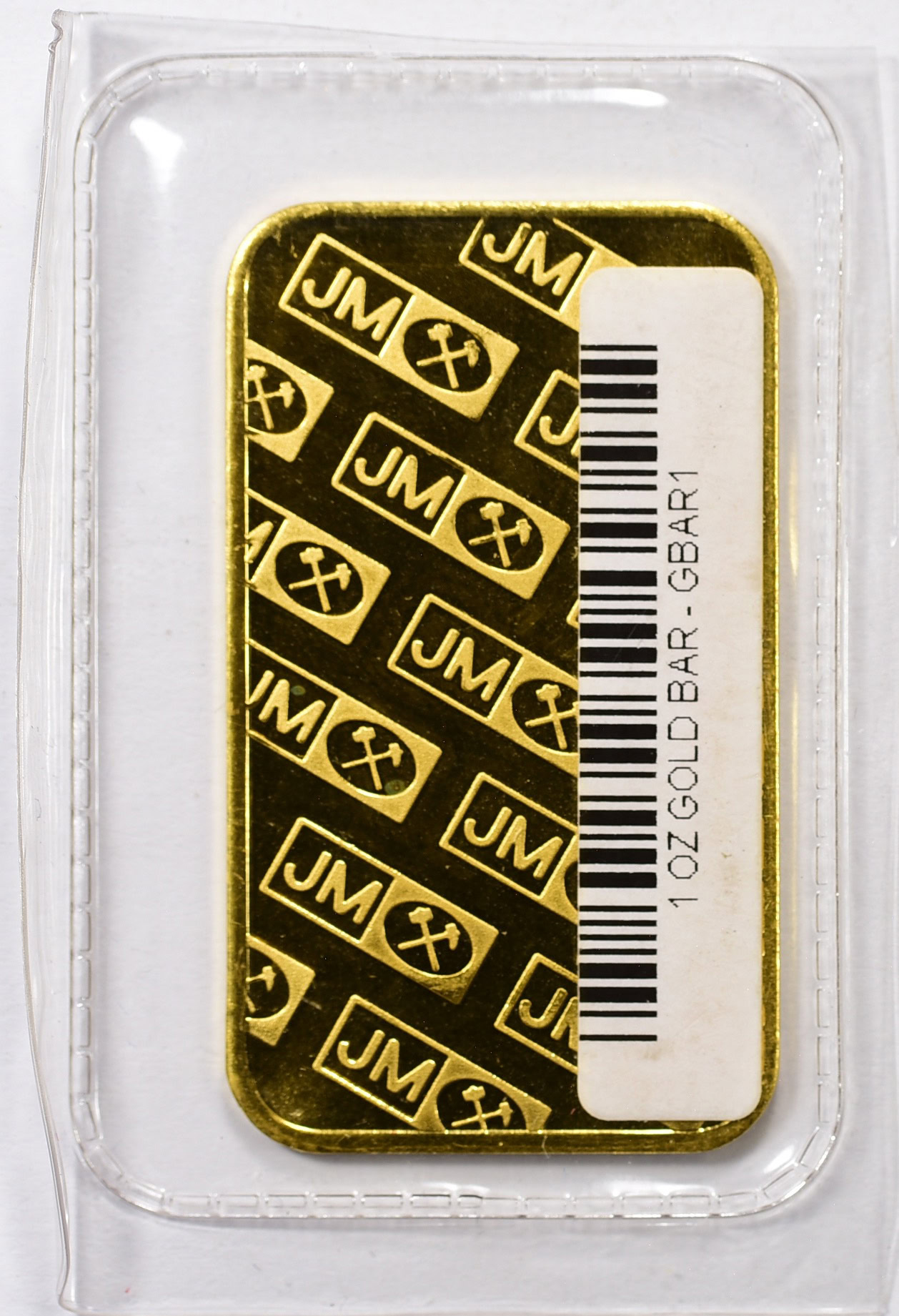 ND Gold Johnson Matthey JM 1 oz. Ingot/Bar Uncertified (9999 Fine Gold ...