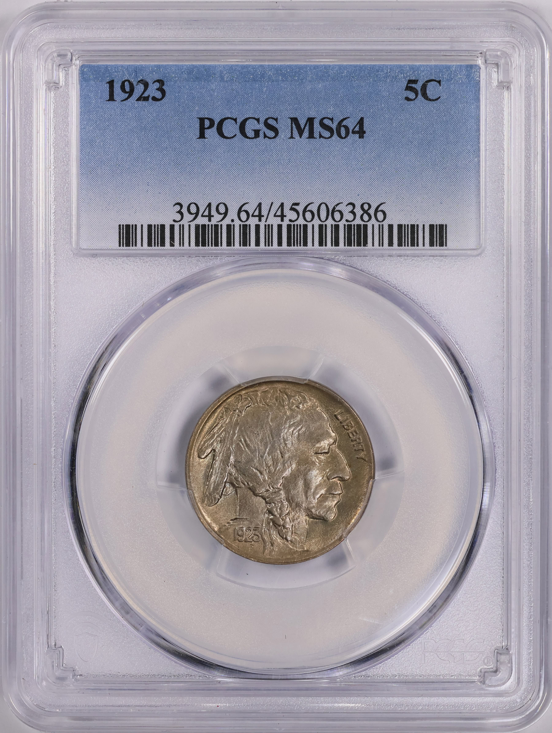 1923 Buffalo Nickel PCGS MS-64 (Toned) (Item 1402148 ...