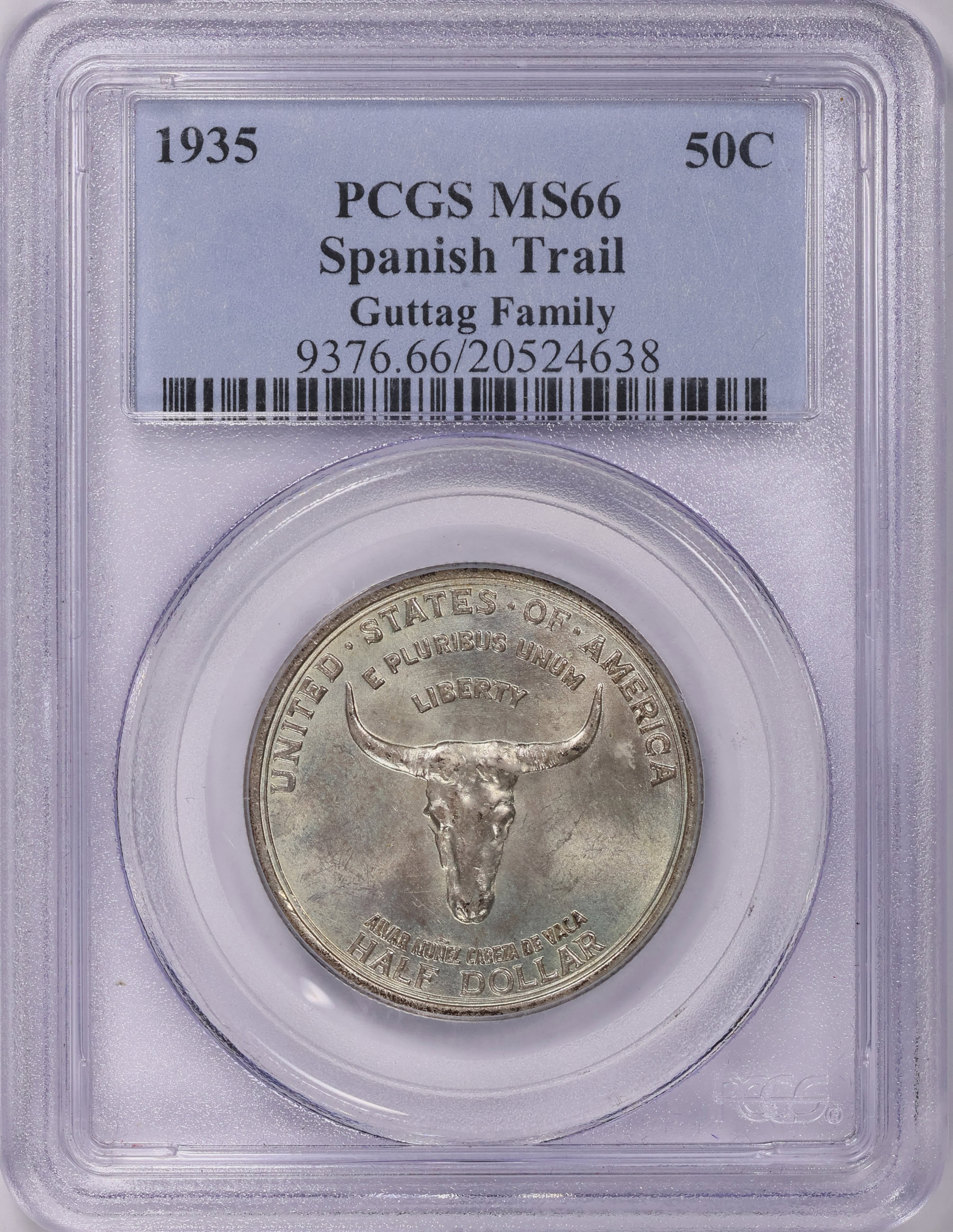 1935 Old Spanish Trail Half Dollar PCGS MS-66 (Guttag Family) (Item ...