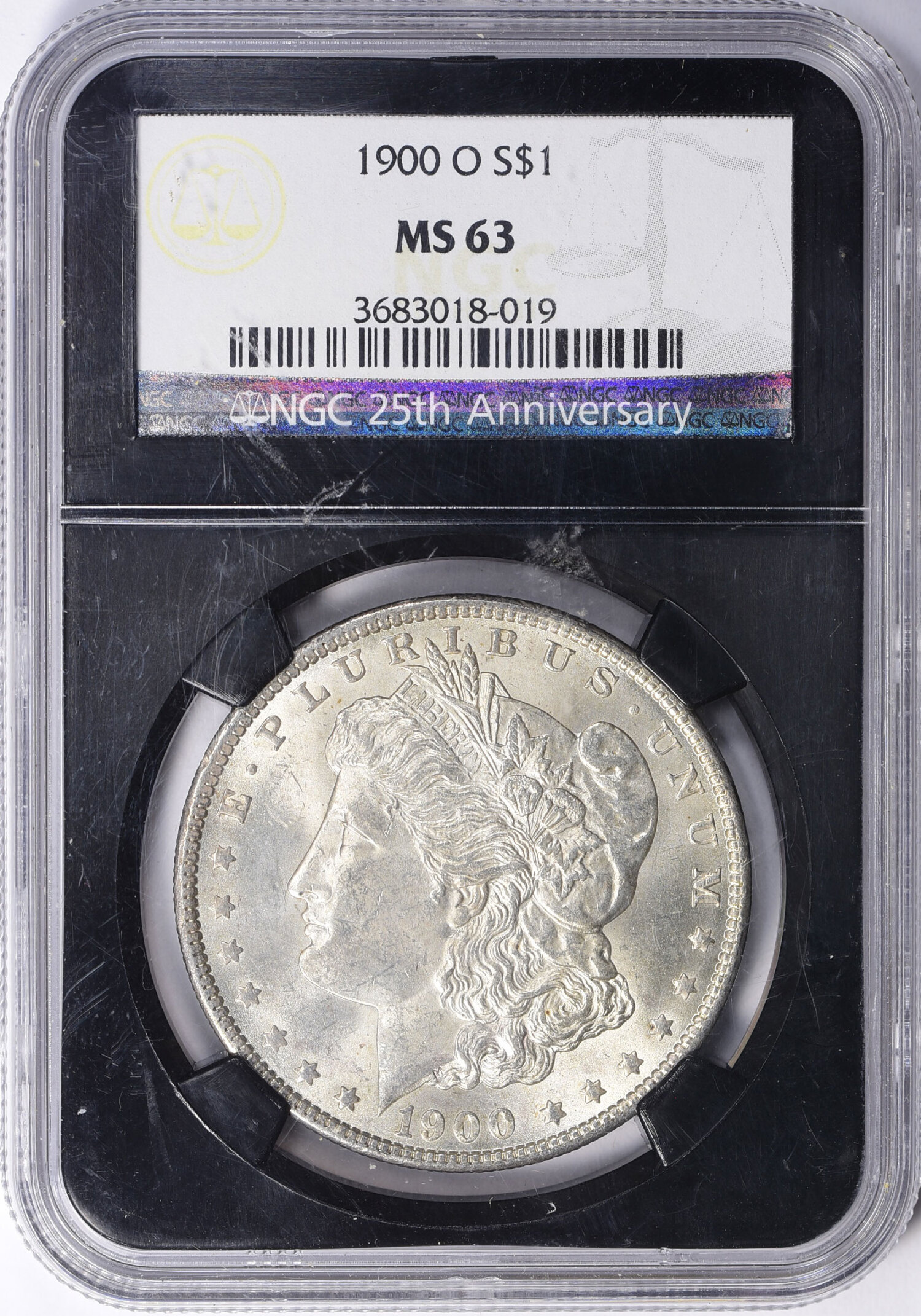 1900-O Morgan Silver Dollar NGC MS-63 (Black Retro Holder) (Item ...