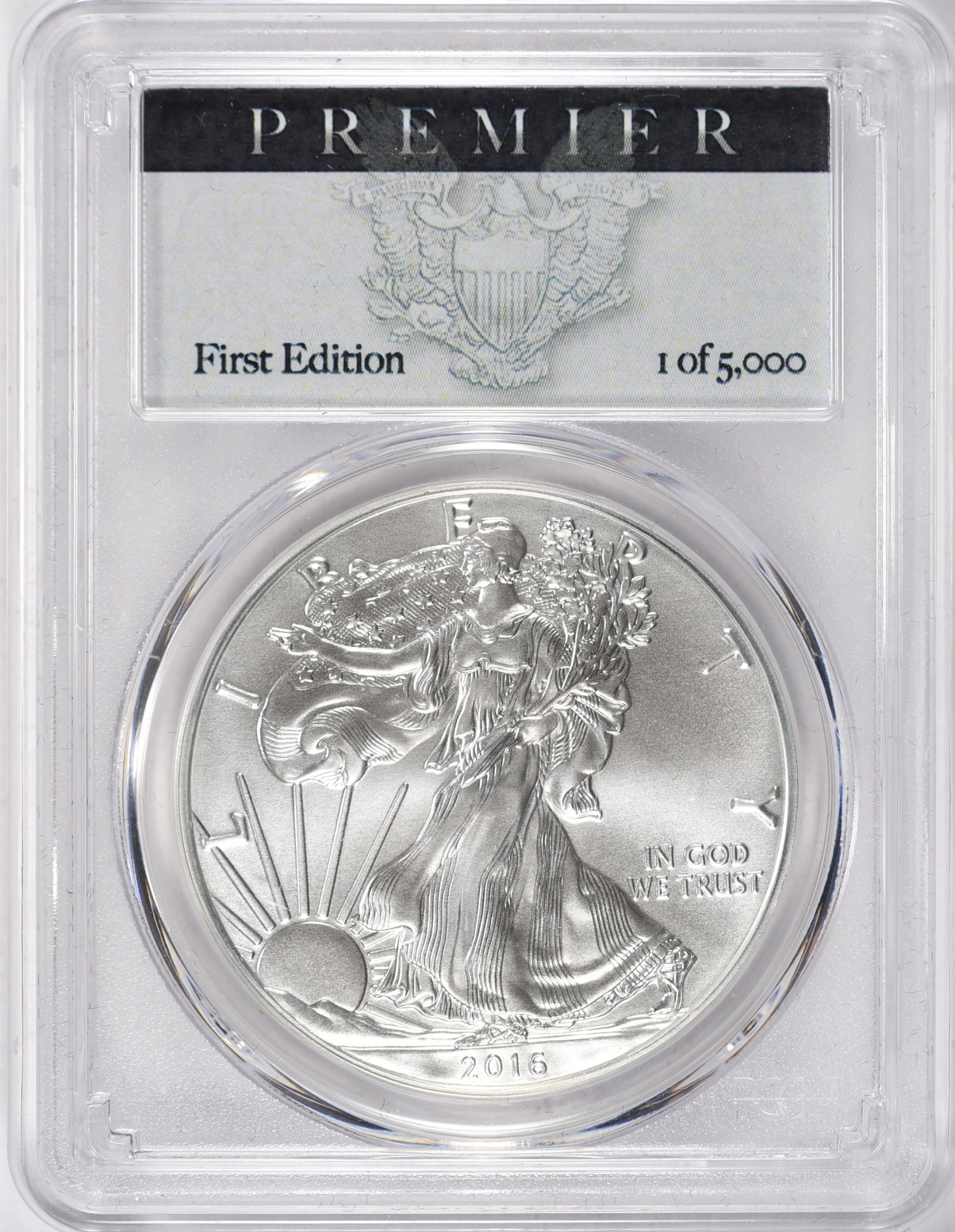 2016-W $1 Silver Eagle 30th Anniversary First Strike - Lettered Edge 30th Anniversary Lettered ...