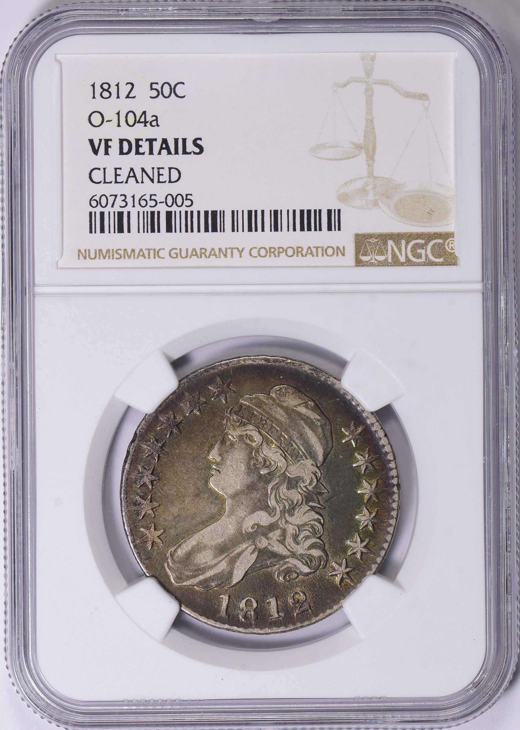 1812 Capped Bust Half Dollar Overton 104a NGC VF Details (Item 1419689 ...