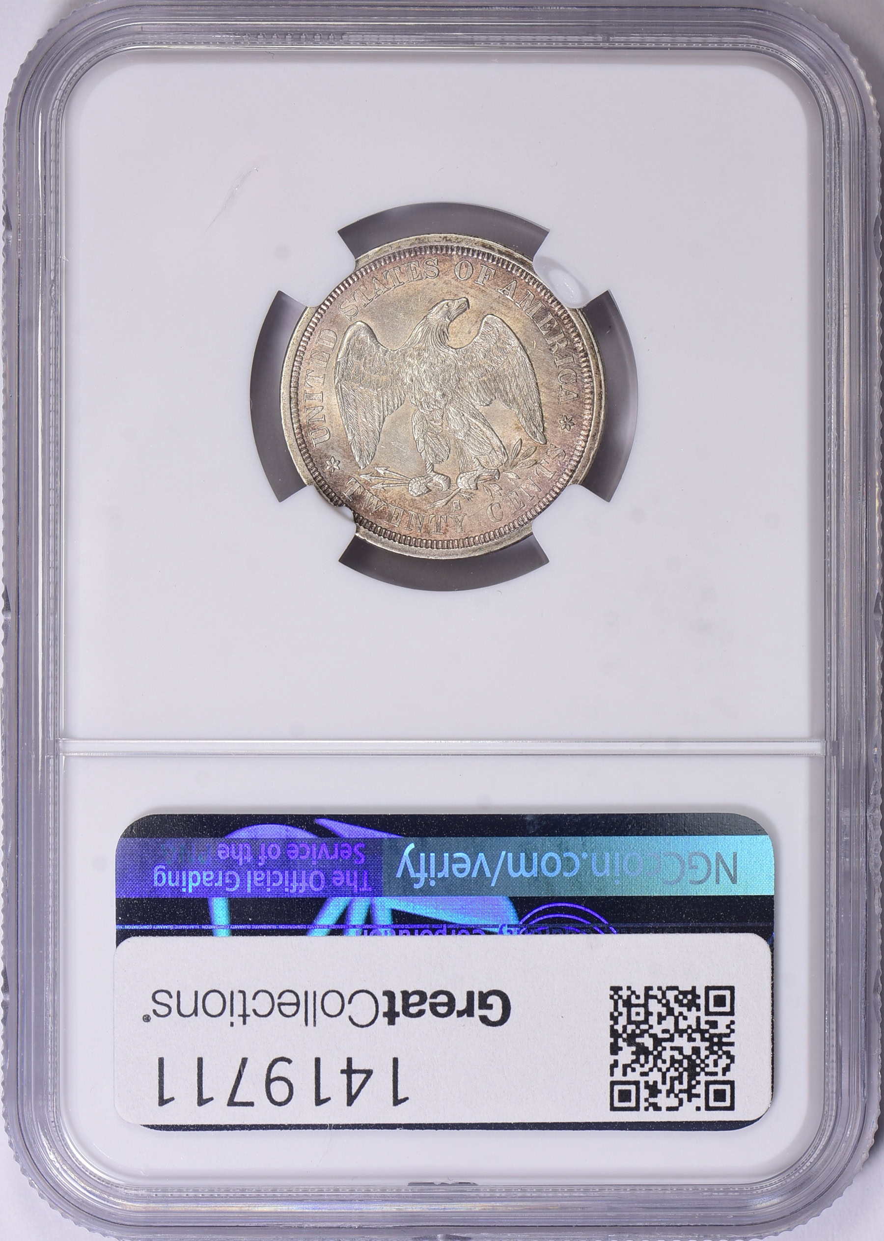 1875-S Twenty-Cent Piece NGC MS-62 (Toned) (Item 1419711 ...