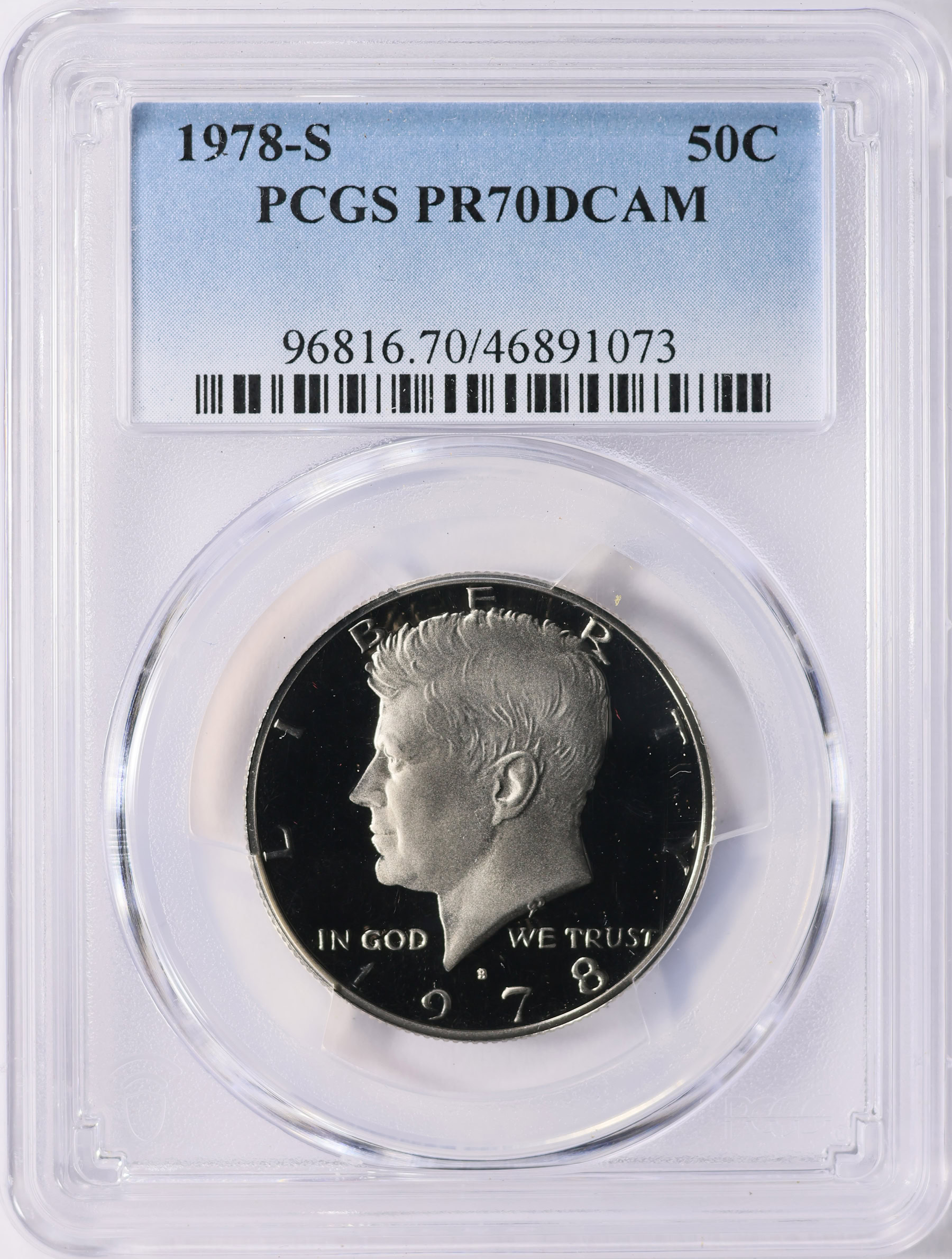 1978-S Kennedy Half Dollar PCGS Proof-70 DCAM (Item 1421342) | GreatCollections Coin Auctions