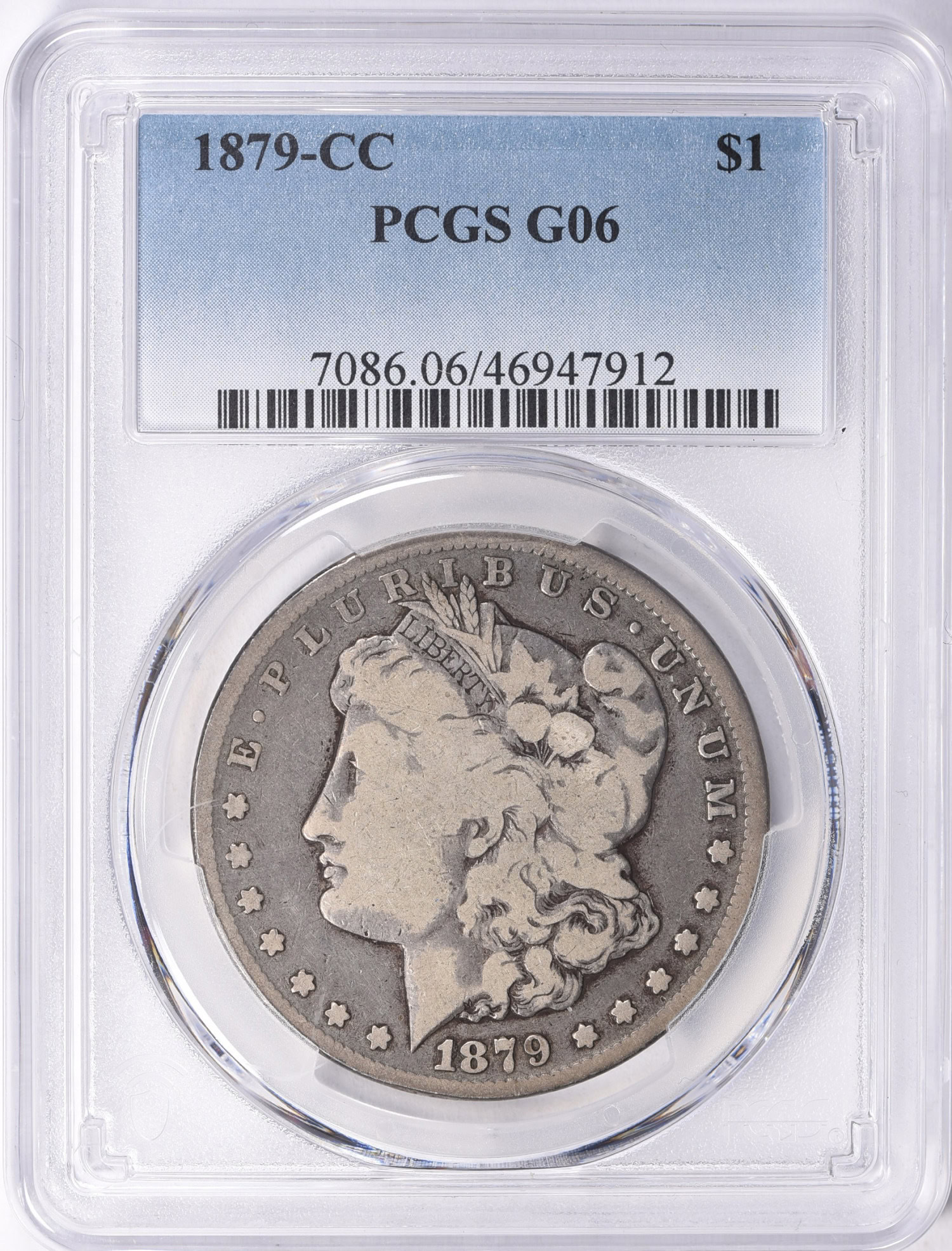 1879-CC Morgan Silver Dollar PCGS G-06 (Item 1426870) | GreatCollections Coin Auctions