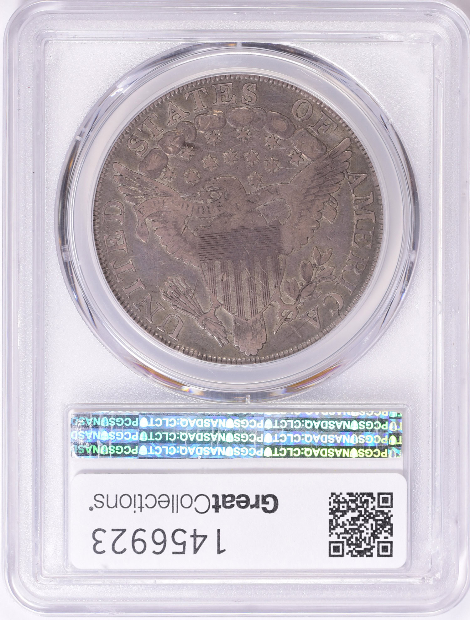 1800 Draped Bust Silver Dollar B-11 BB-191 AMERICAI Wide Date Low 8 ...