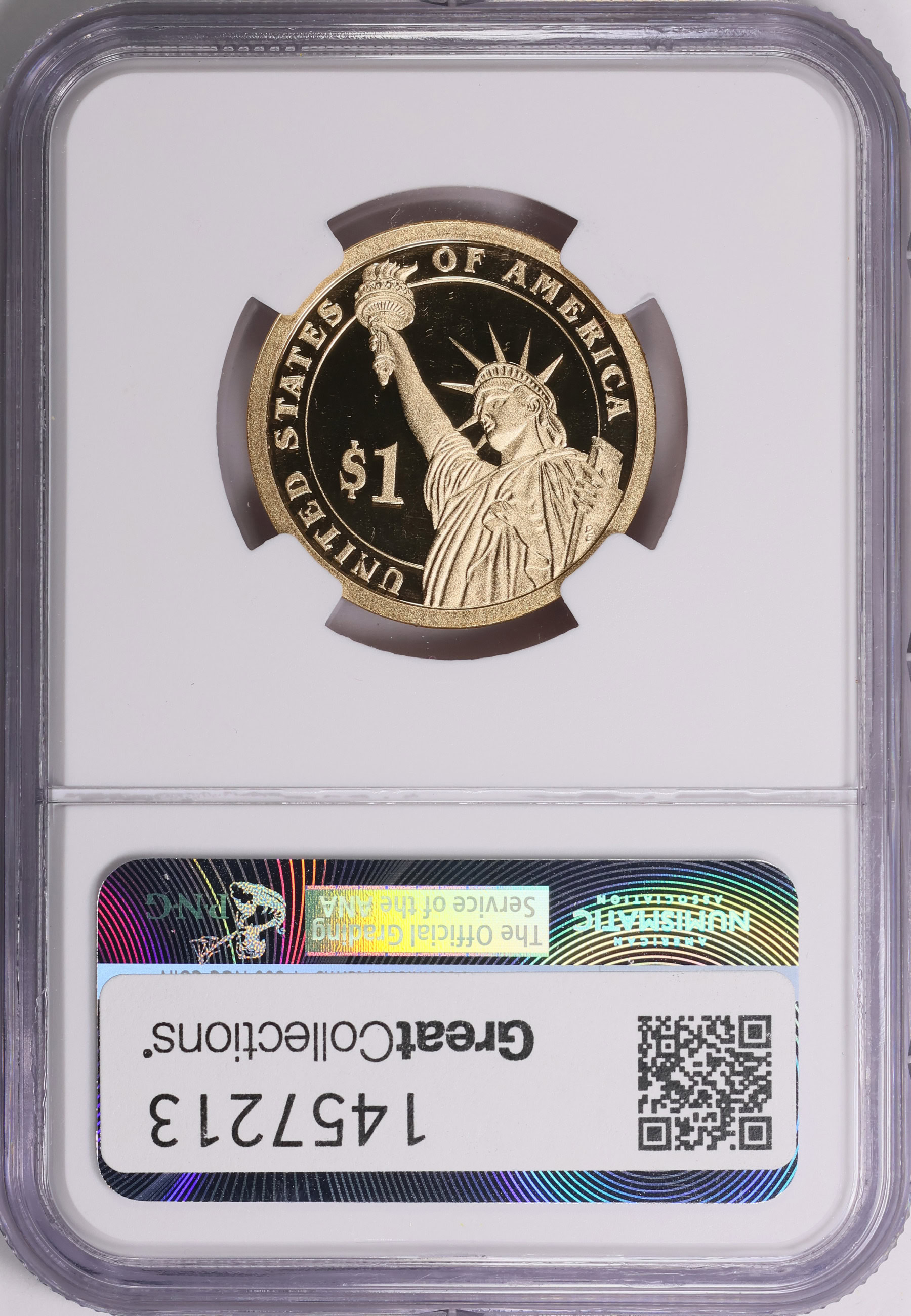 2016-S Presidential Dollar Gerald R. Ford NGC Proof-70 UC (Item 1457213 ...