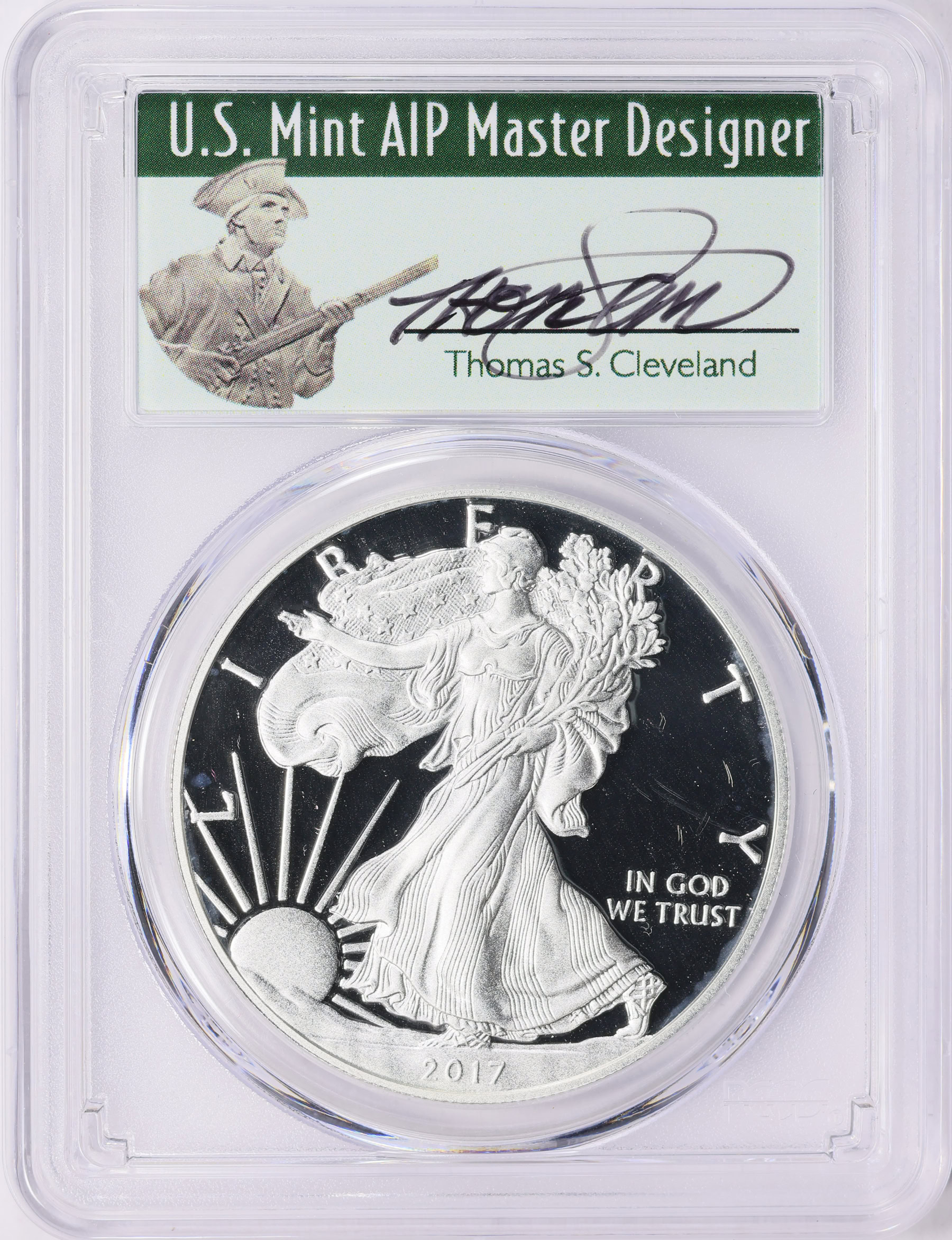 2017-W $1 Silver Eagle First Strike PCGS Proof-70 DCAM (Thomas S ...