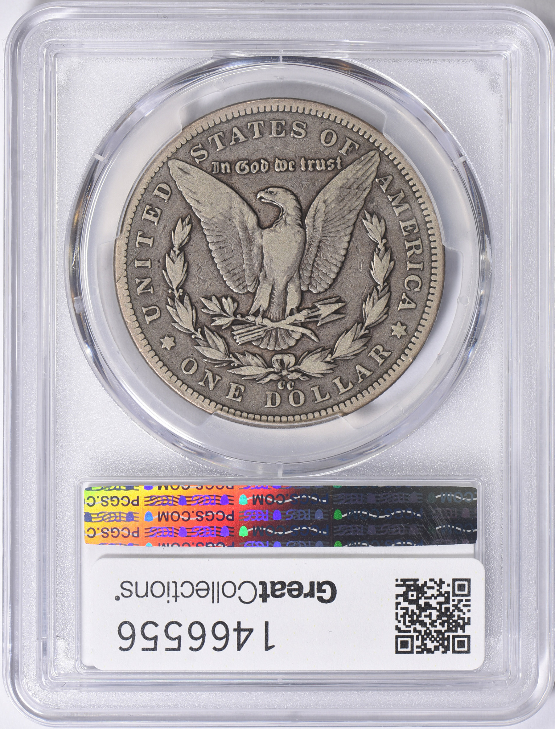 1893-CC Morgan Silver Dollar PCGS F-12 (Item 1466556) | GreatCollections Coin Auctions