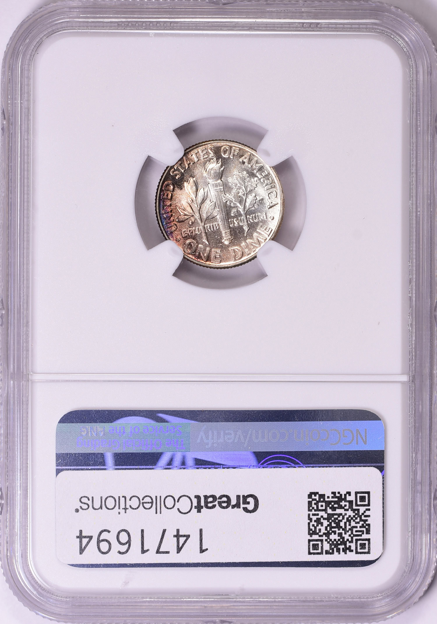 1959 Roosevelt Dime NGC MS-67+ FT (Toned) (Item 1471694 ...