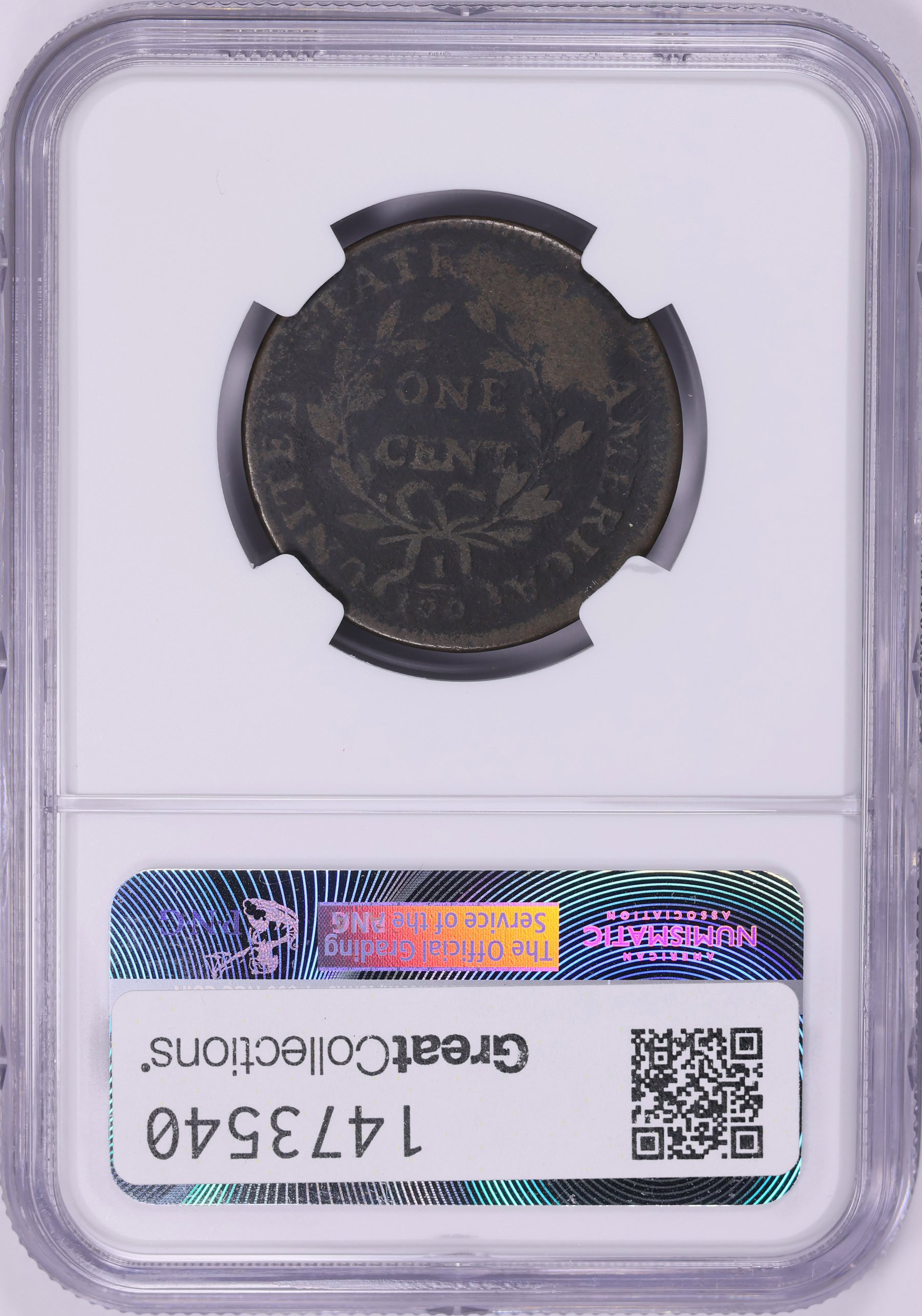 1797 Draped Bust Cent S-138 Rev of '97, Stems NGC Good Details (Item ...