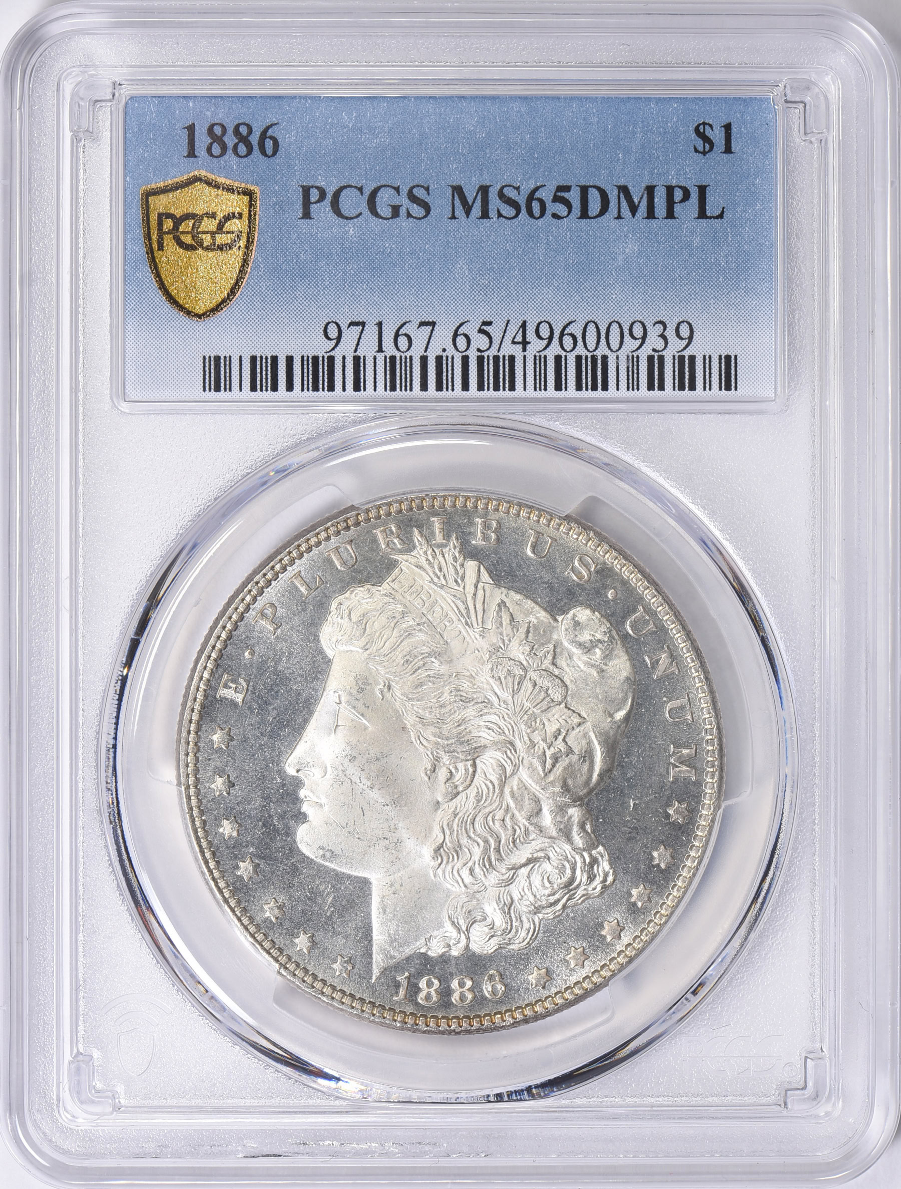 1886 Morgan Silver Dollar PCGS MS-65 DMPL (Item 1477121 ...