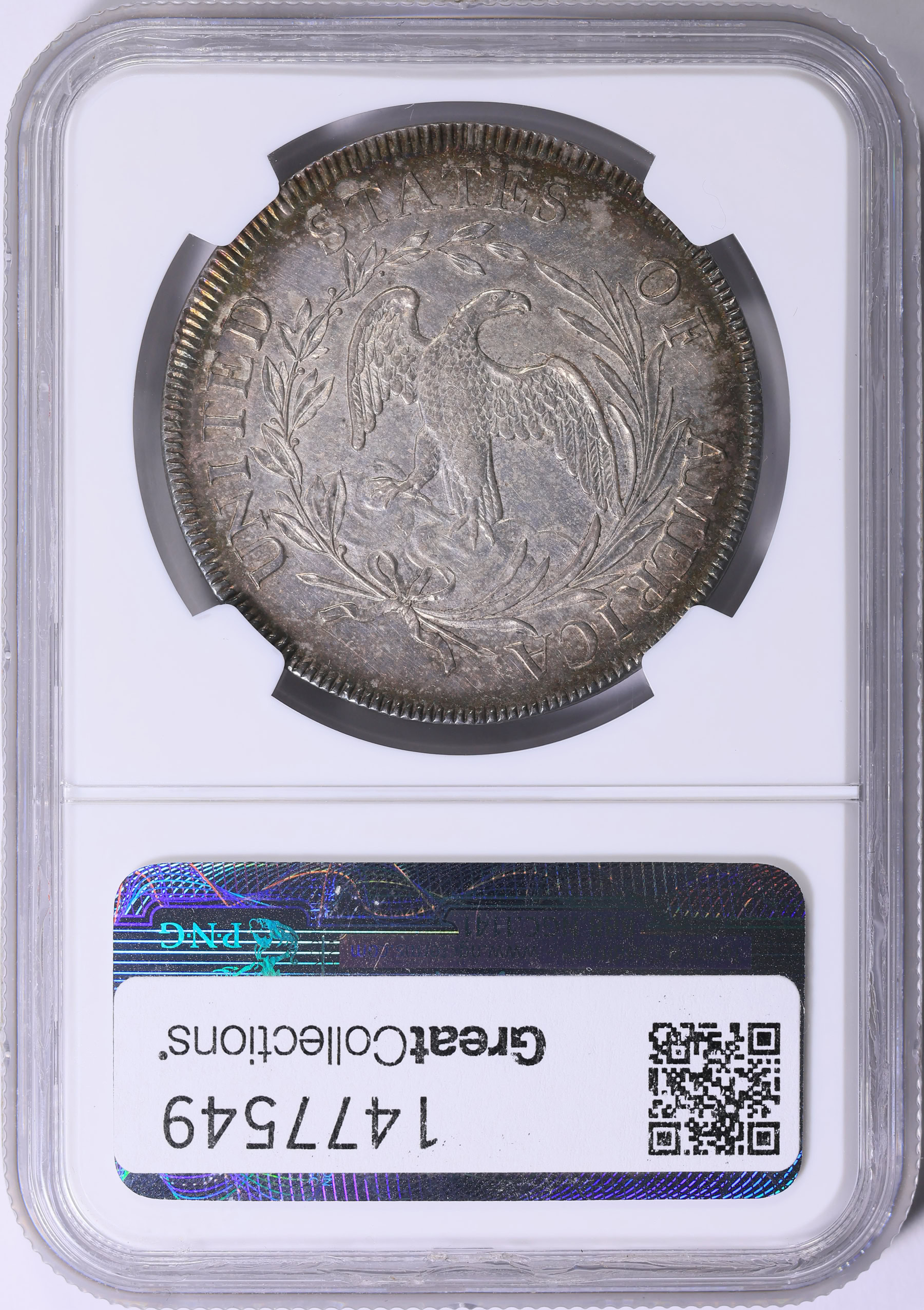 1796 Draped Bust Silver Dollar Small Date, Large Letters BB-61 B-4 Ex ...