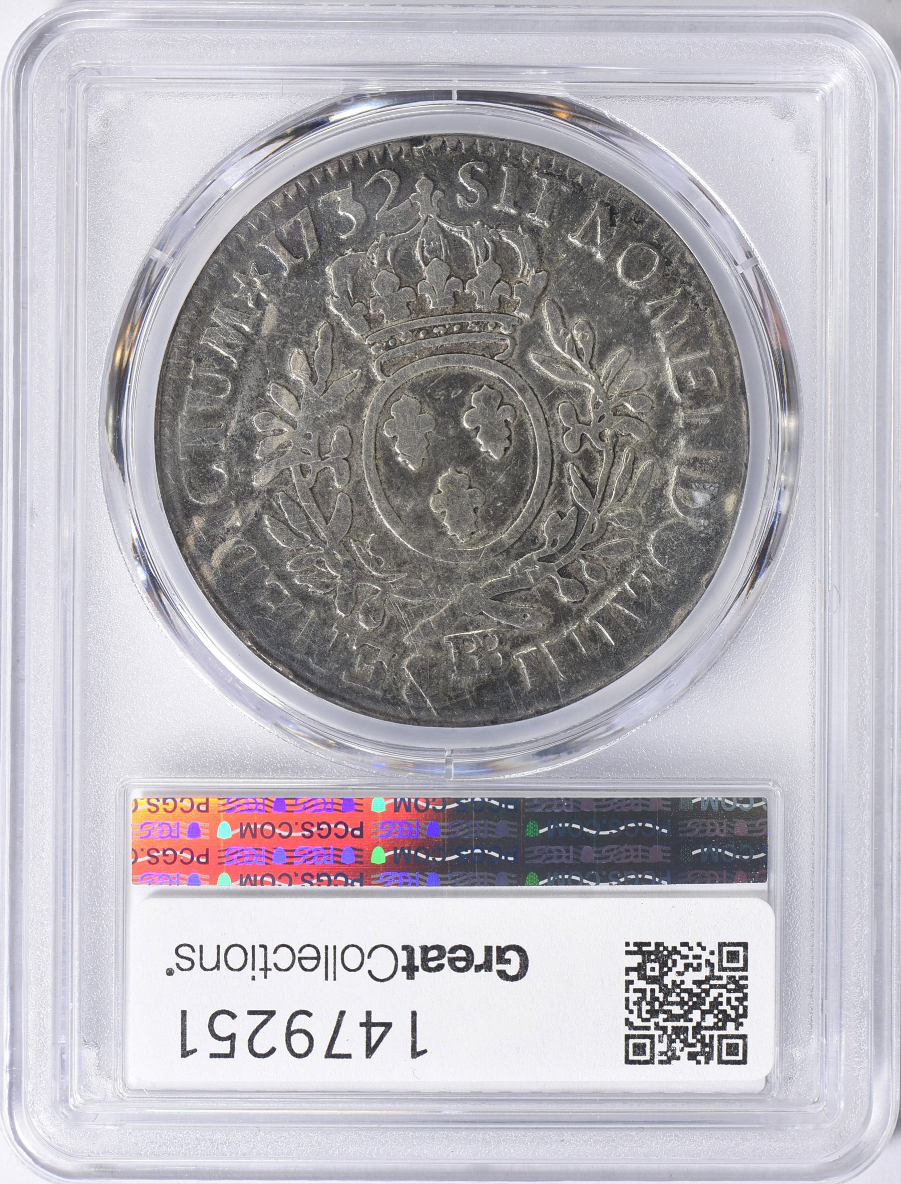 France 1732-BB Silver Ecu Gad-321 PCGS G-06 (Item 1479251 ...