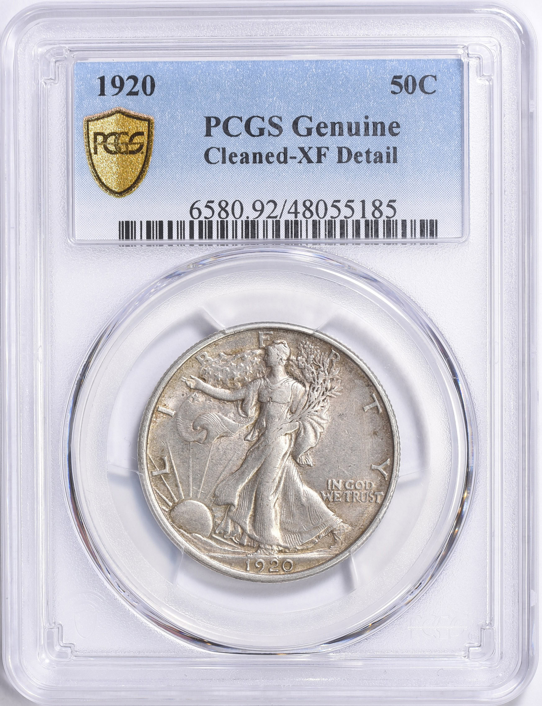1920 Walking Liberty Half Dollar PCGS Genuine XF Details (Item 1484186 ...