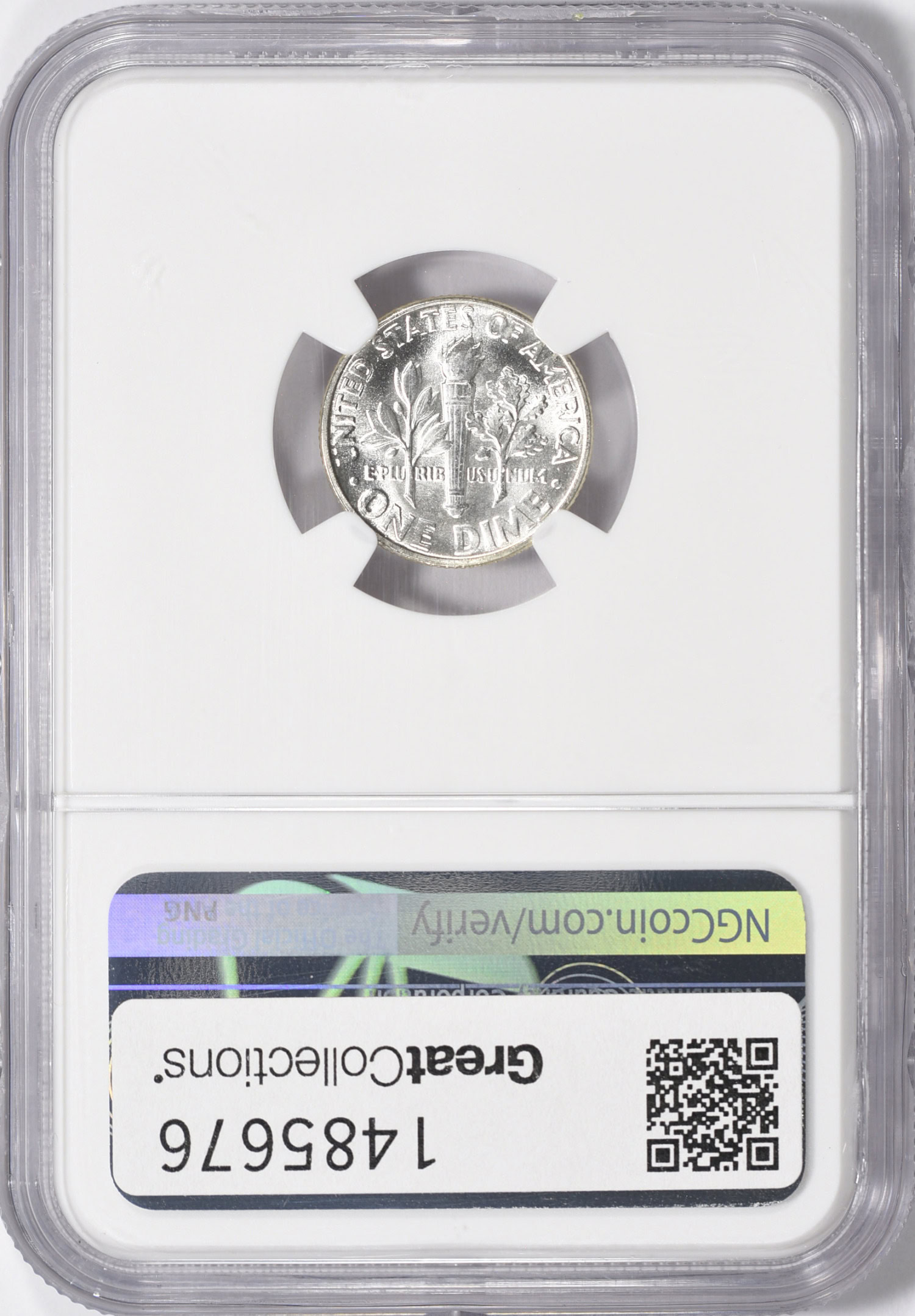 1951 Roosevelt Dime NGC MS-67 FT (Item 1485676) | GreatCollections Coin ...