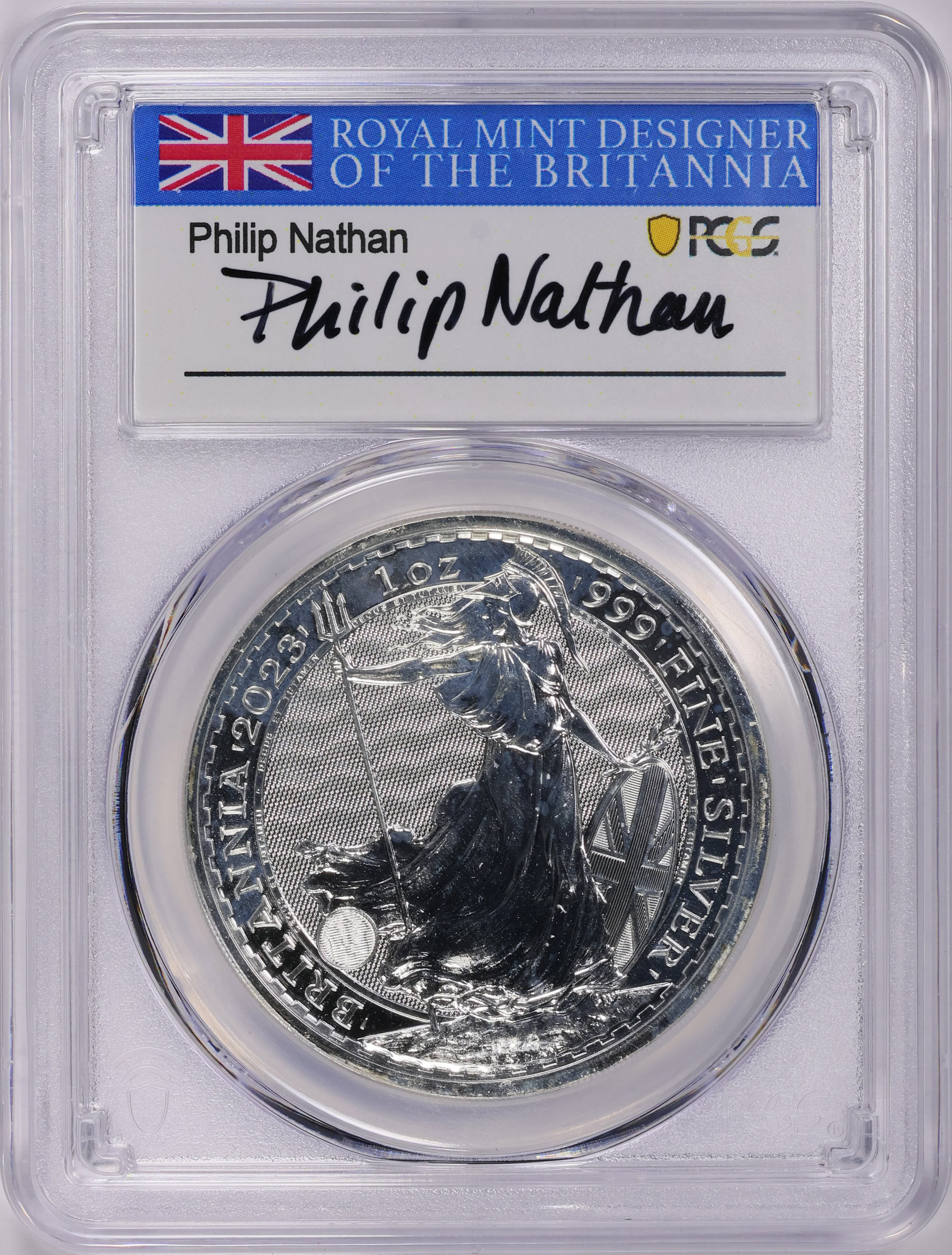 Great Britain 2023 Silver £2 Britannia King Charles III Effigy PCGS MS ...