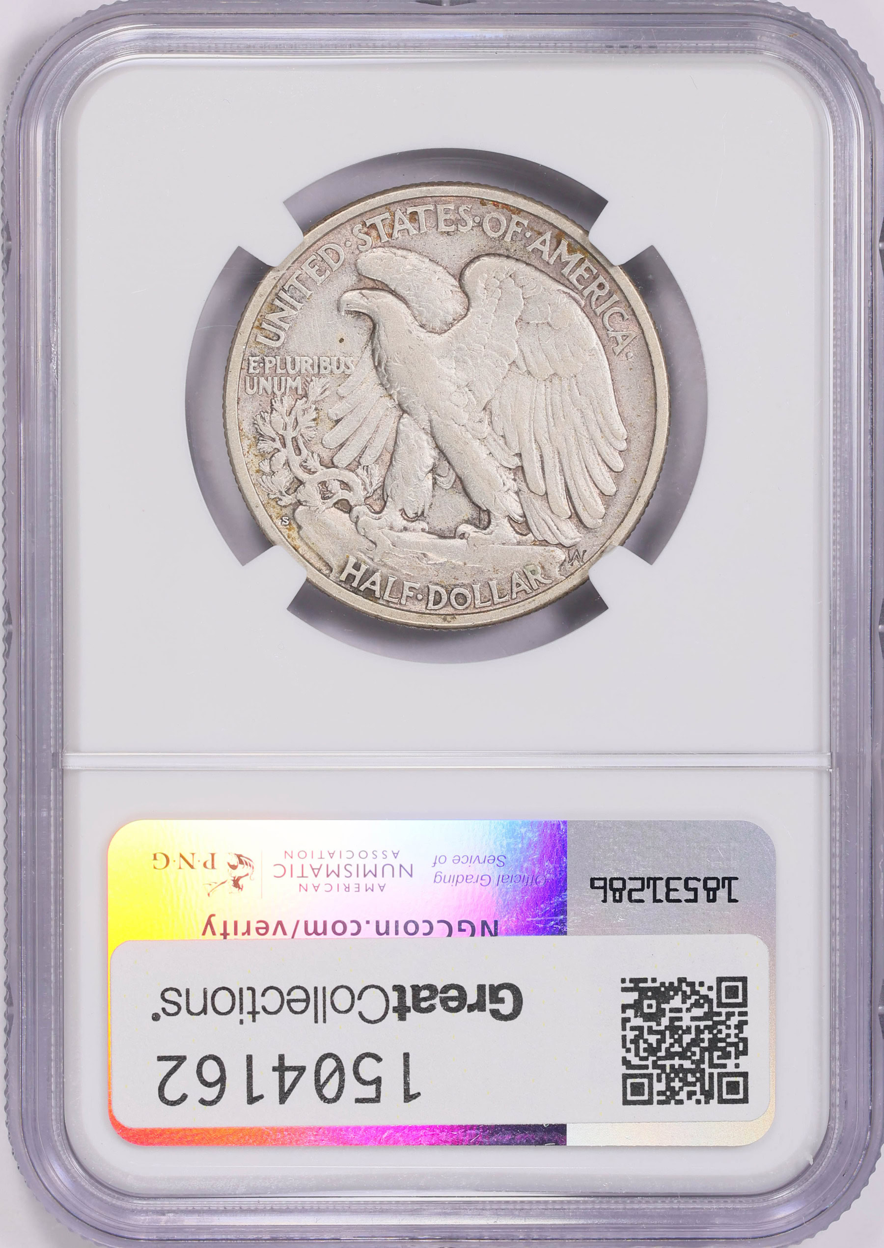 1923-S Walking Liberty Half Dollar NGC XF Details (Item 1504162 ...