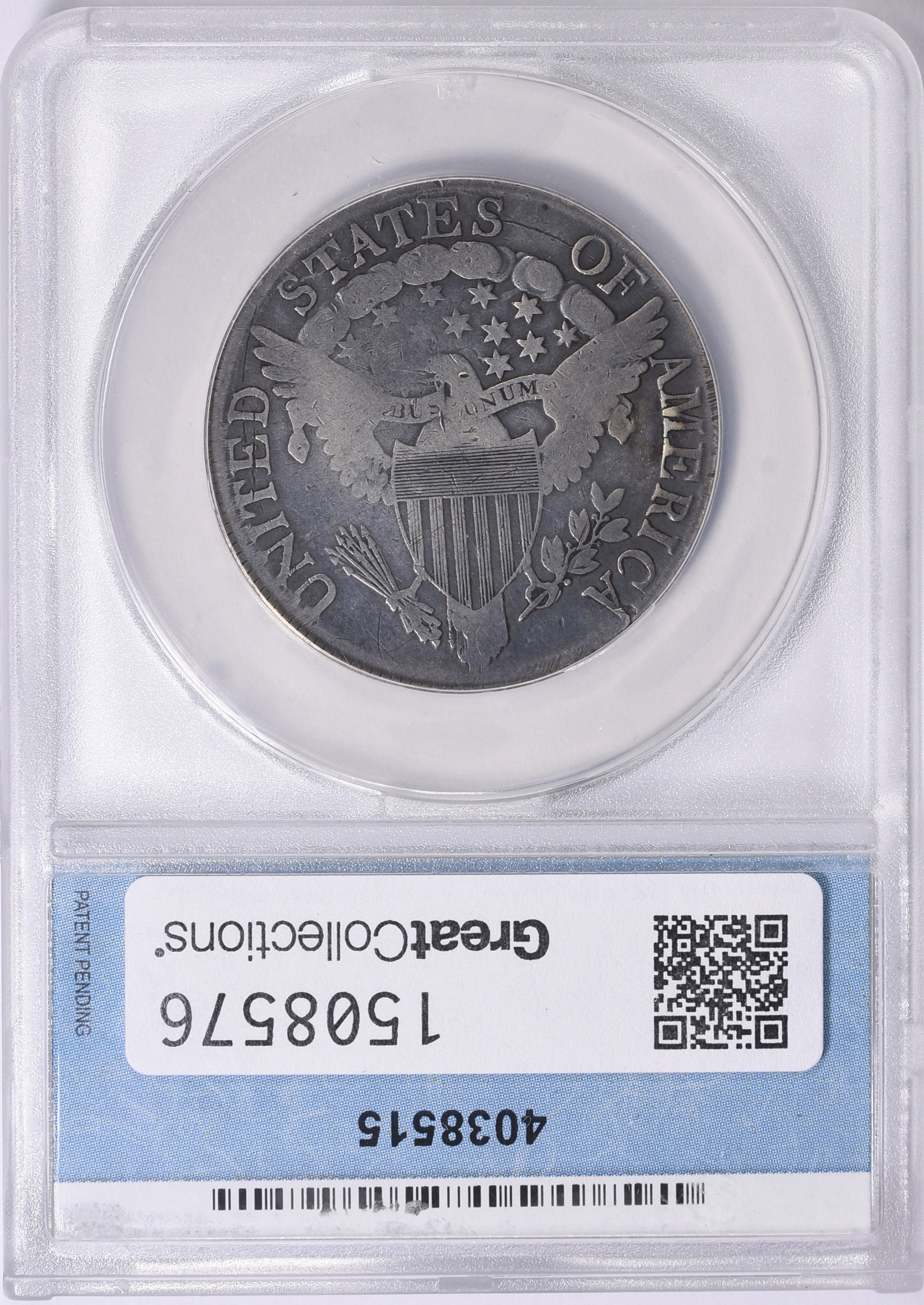 1807 Draped Bust Half Dollar Overton 110a ANACS VG-08 Details (Item ...