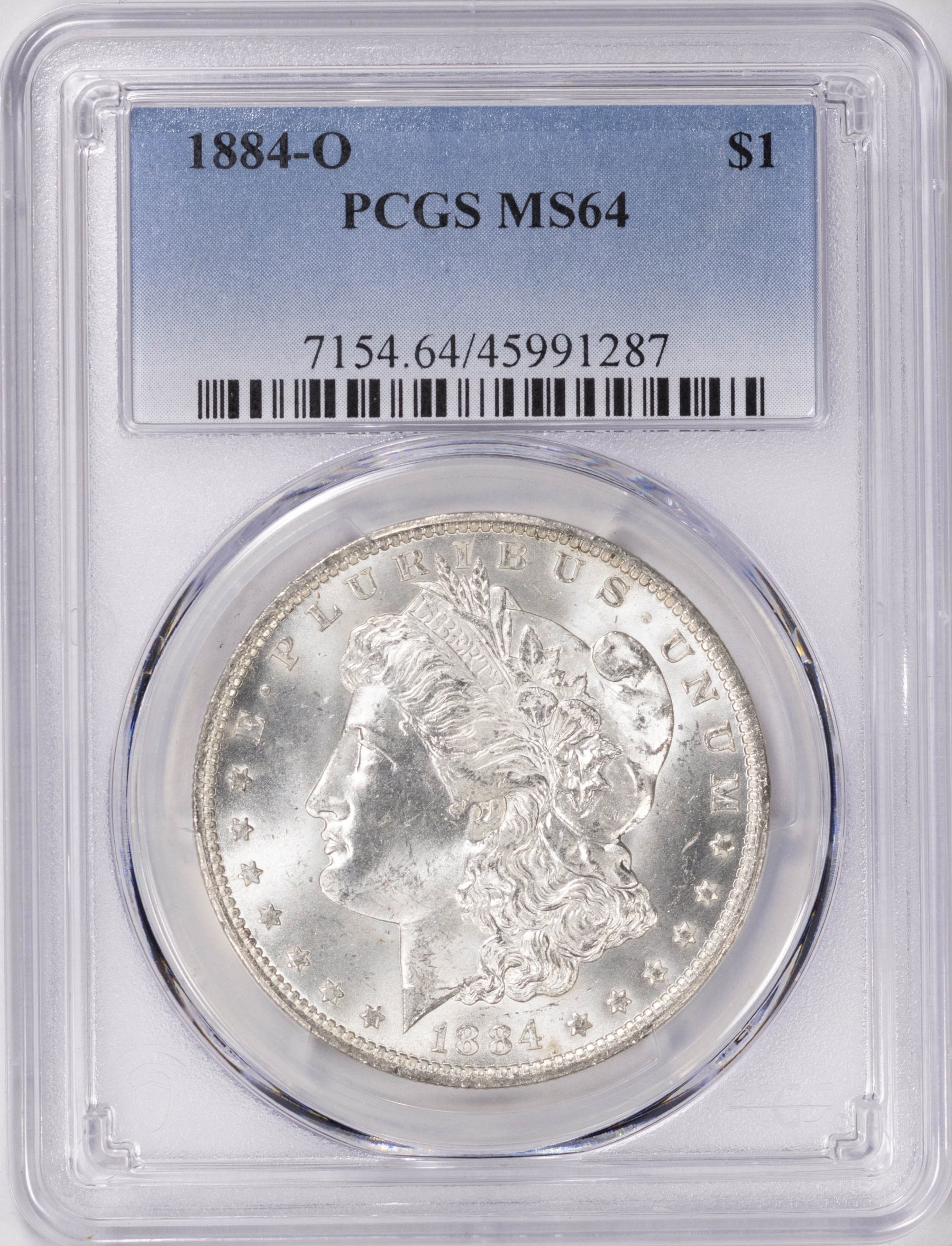 1884-O Morgan Silver Dollar PCGS MS-64 (Item 1508647) | GreatCollections Coin Auctions