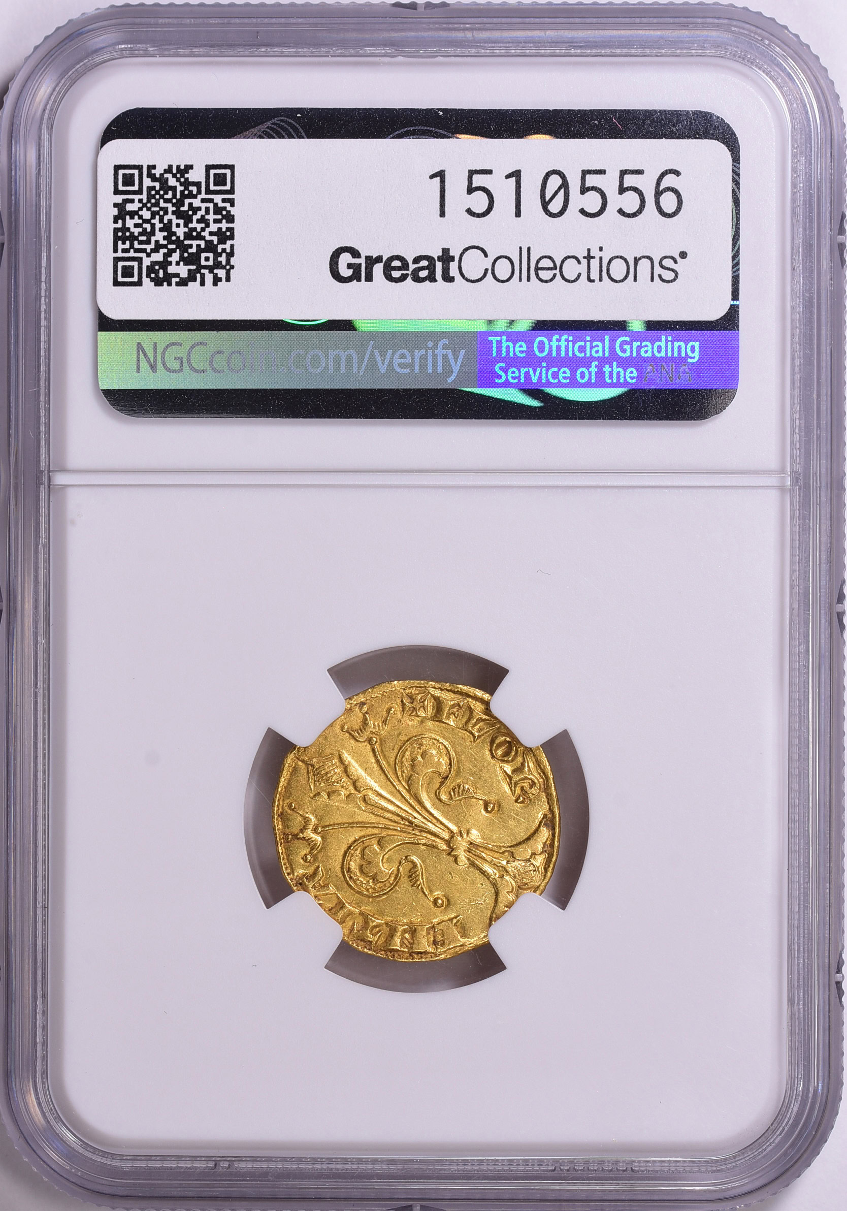 Italy - Florence ND (1252-1422) Gold Florin Fr-275 NGC MS-61 (3.49gms ...