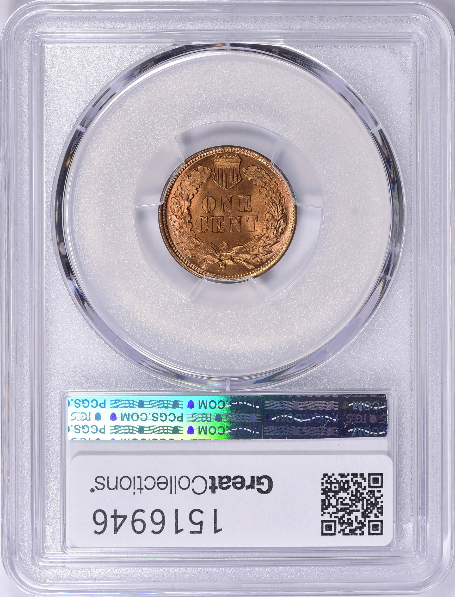 1900 Indian Cent PCGS MS-66+ RD (CAC Green) (Item 1516946) | GreatCollections Coin Auctions