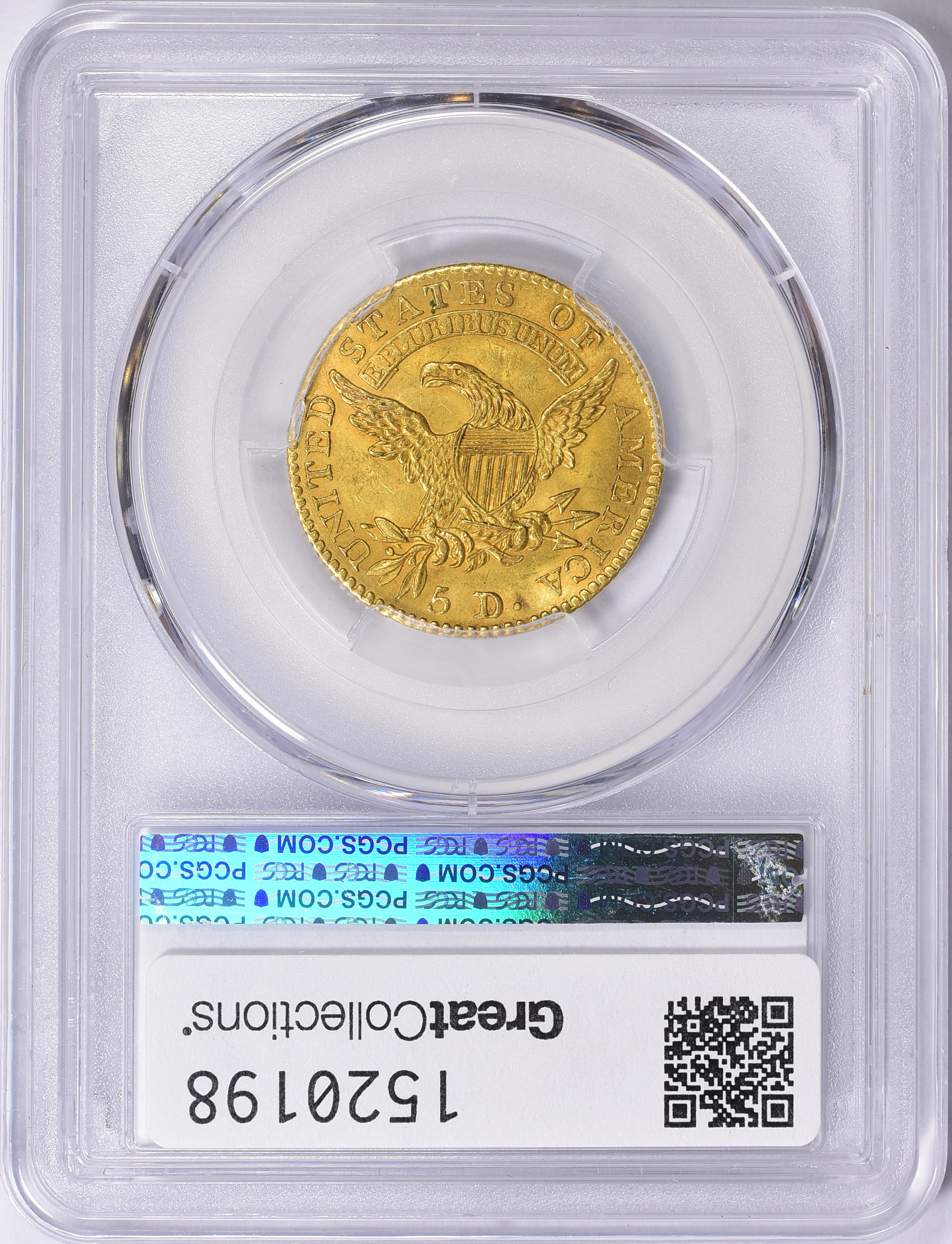 1813 Capped Head Gold Half Eagle PCGS MS-63 (Item 1520198 ...