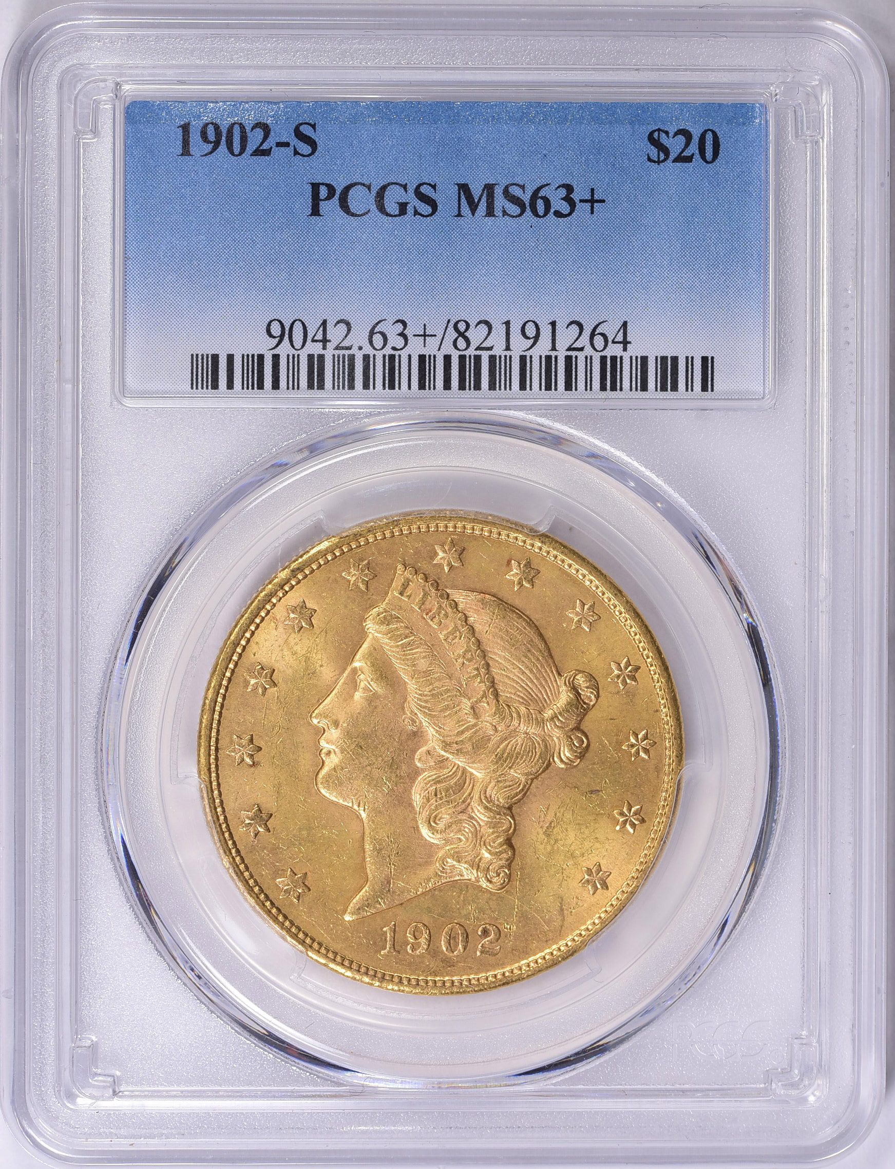 1902-S Liberty Gold Double Eagle PCGS MS-63+ (Item 1520250 ...