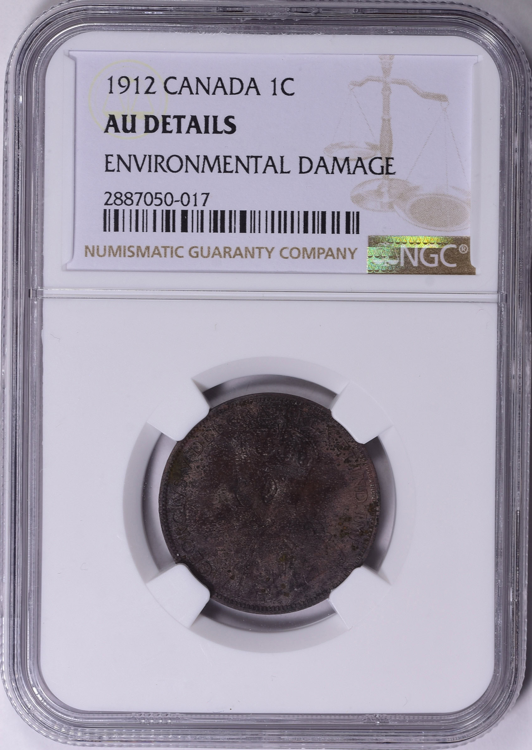 Canada 1912 Cent KM-21 NGC AU Details (Item 1522652) | GreatCollections ...