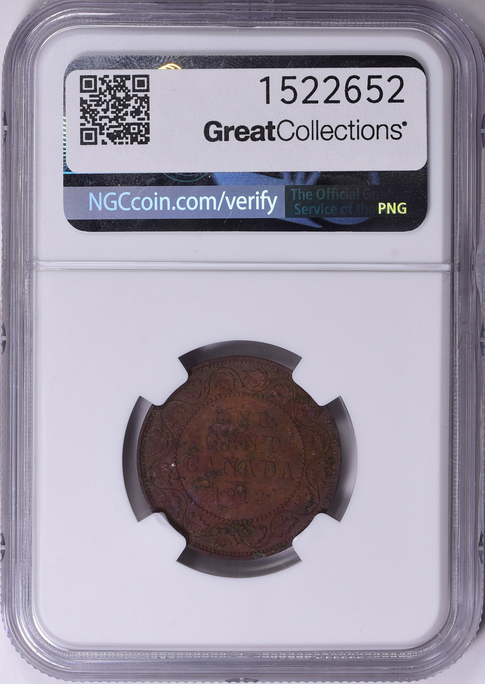Canada 1912 Cent KM-21 NGC AU Details (Item 1522652) | GreatCollections ...