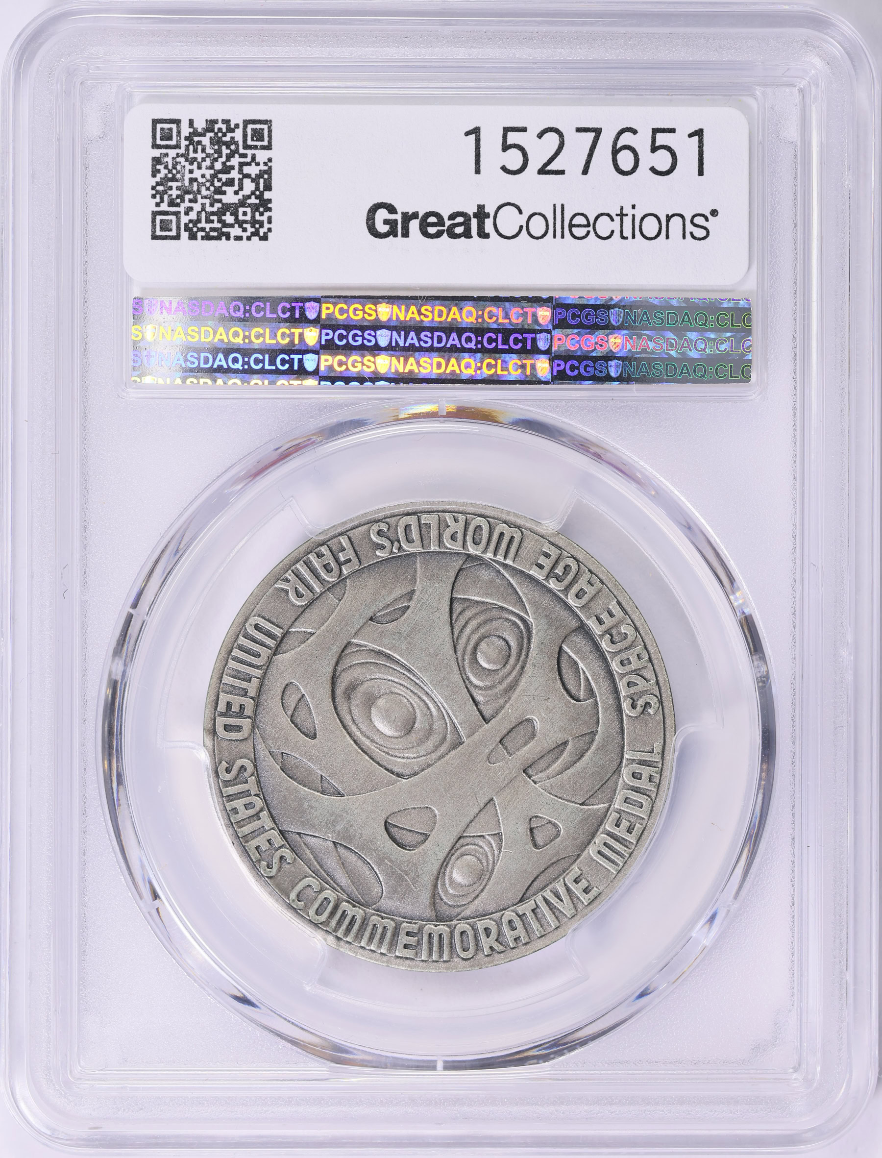 1962 Silver 33mm Century 21 Expo Medal D1962-1d PCGS MS-63 (Item ...