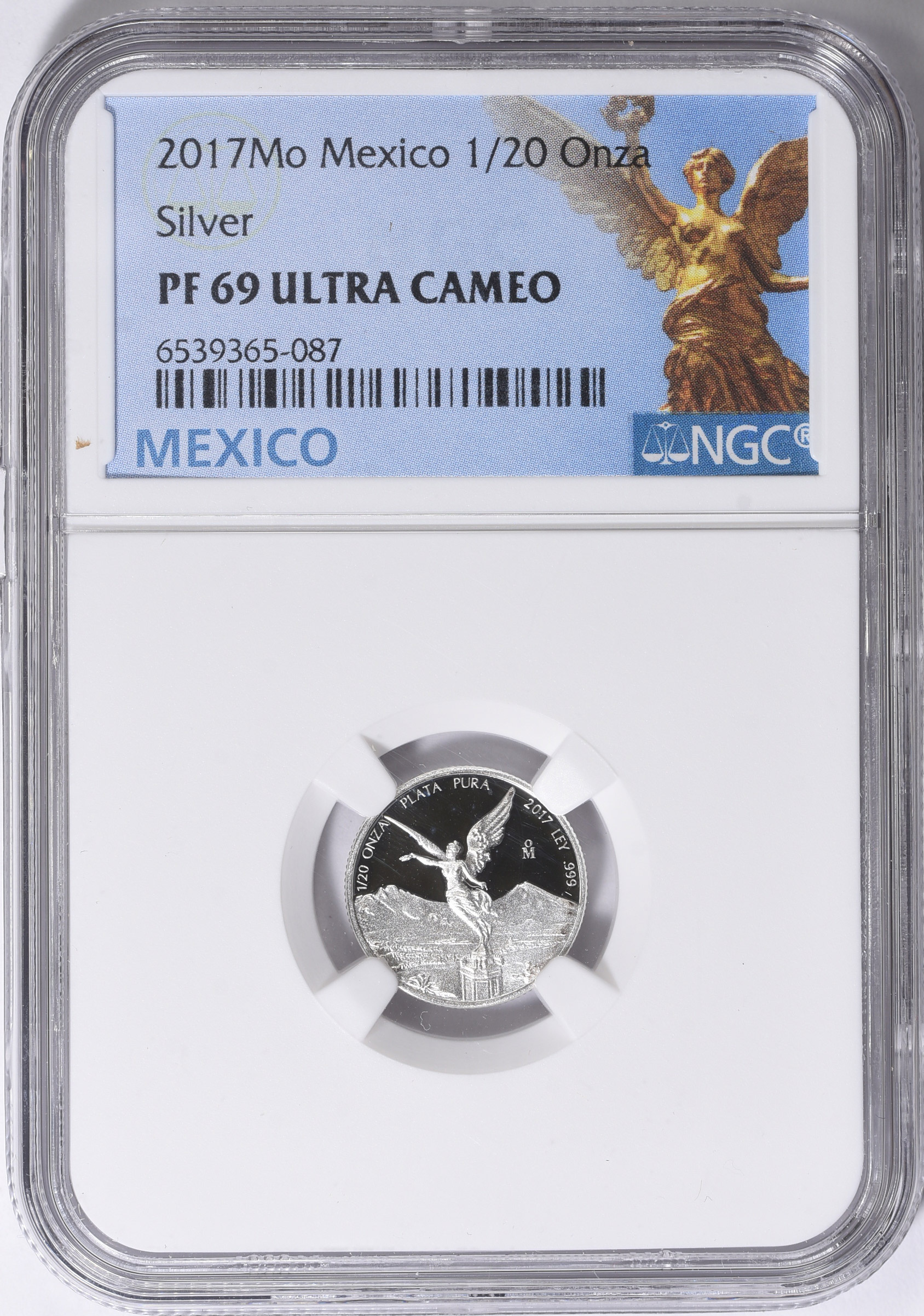 Mexico 2017-Mo 1/20 Onza Libertad NGC Proof-69 UC (Item 1528420) | GreatCollections Coin Auctions