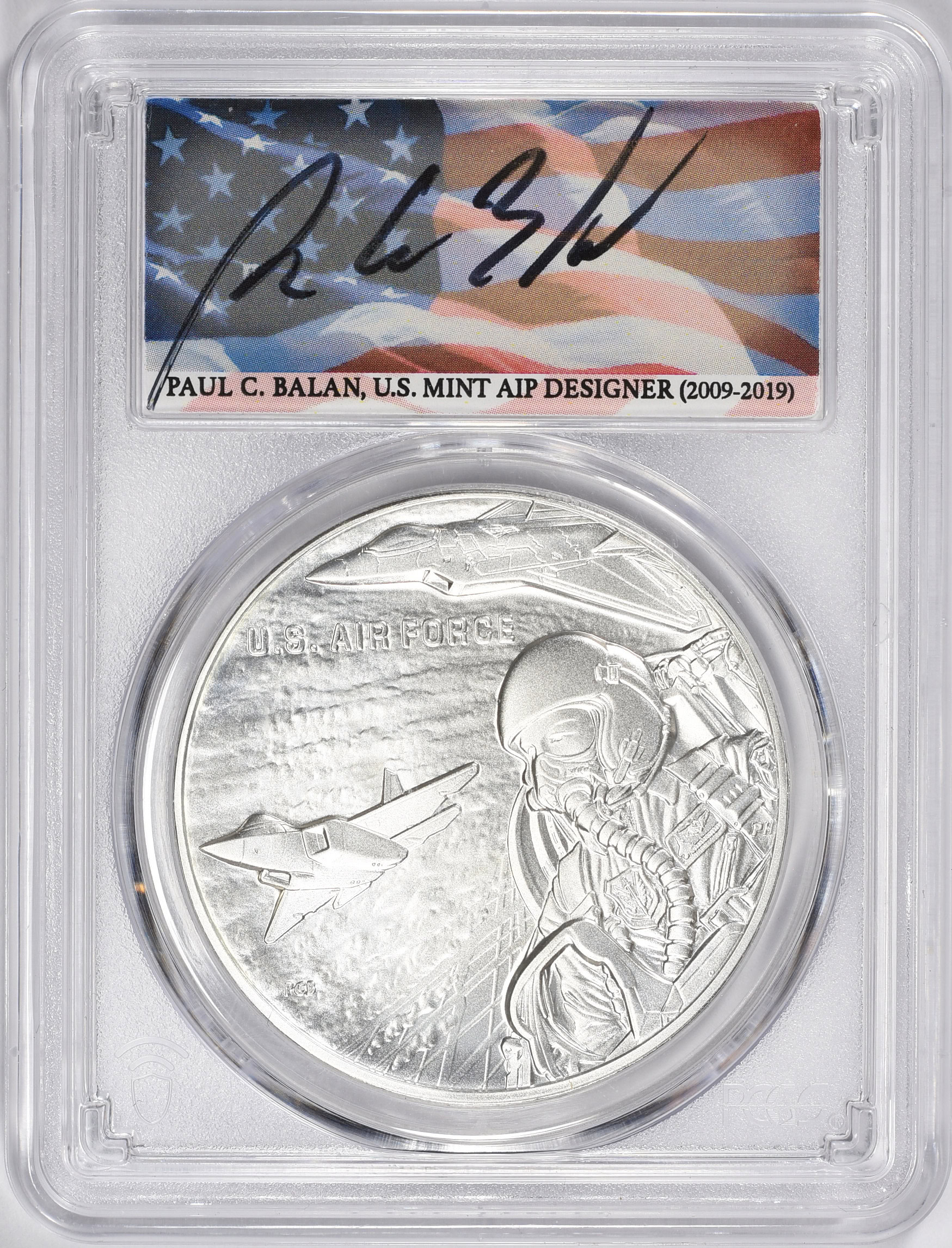 (2022-S) Modern Commemorative Medal U.S. Air Force Matte 1 oz Ag First ...