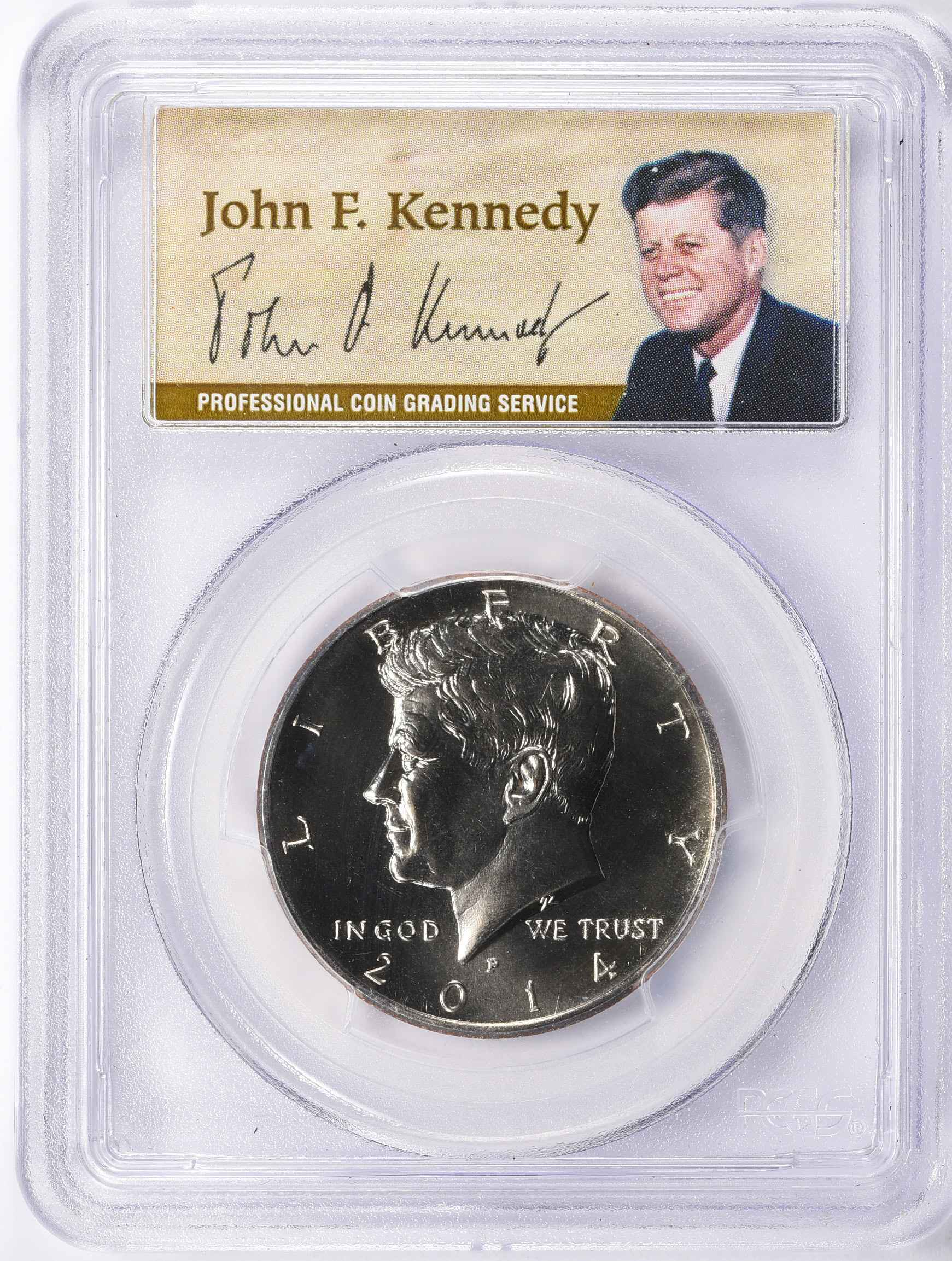 2014-P Kennedy Half Dollar First Strike. (From the Unc Set) PCGS SP-68 ...