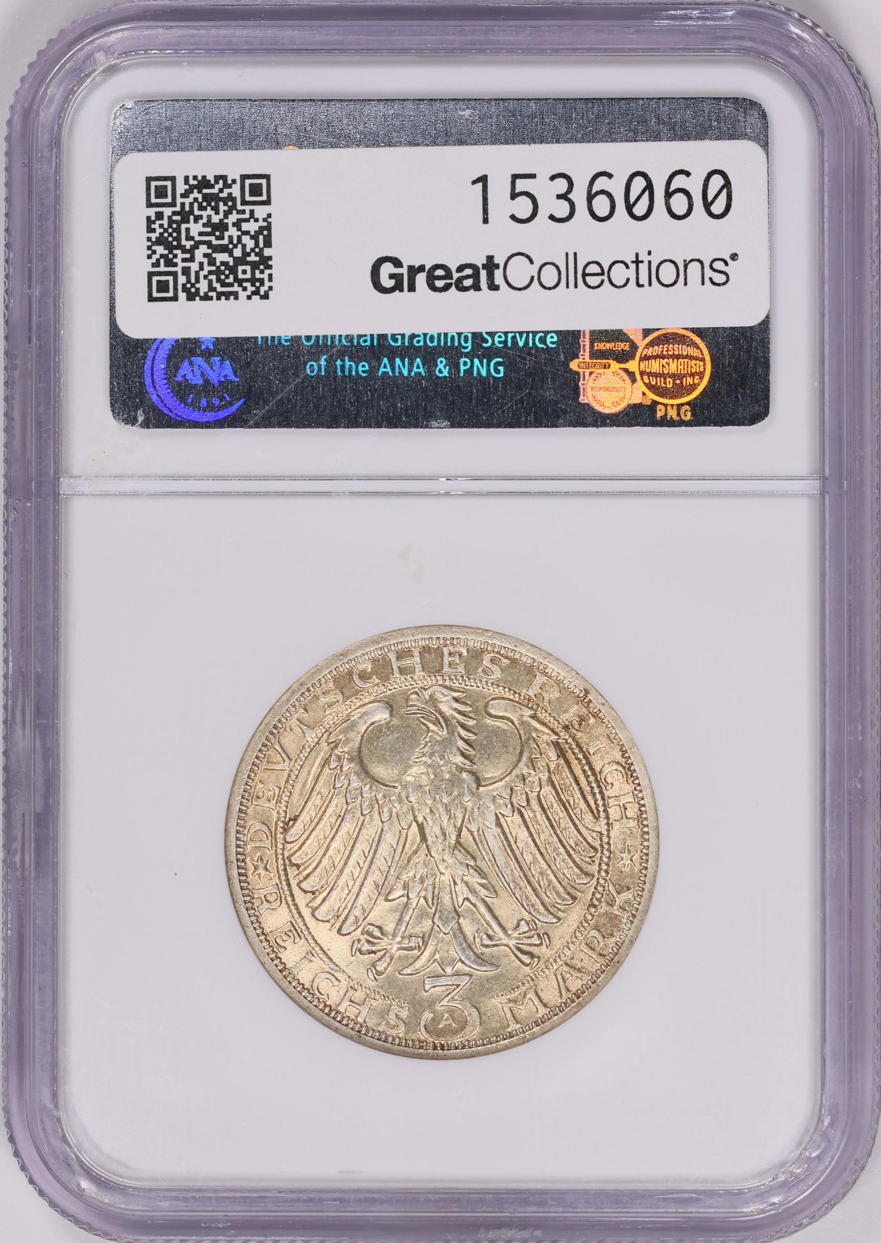 Germany 1928-A Silver 3 Marks Founding of Naumburg 900th Anniversary KM ...
