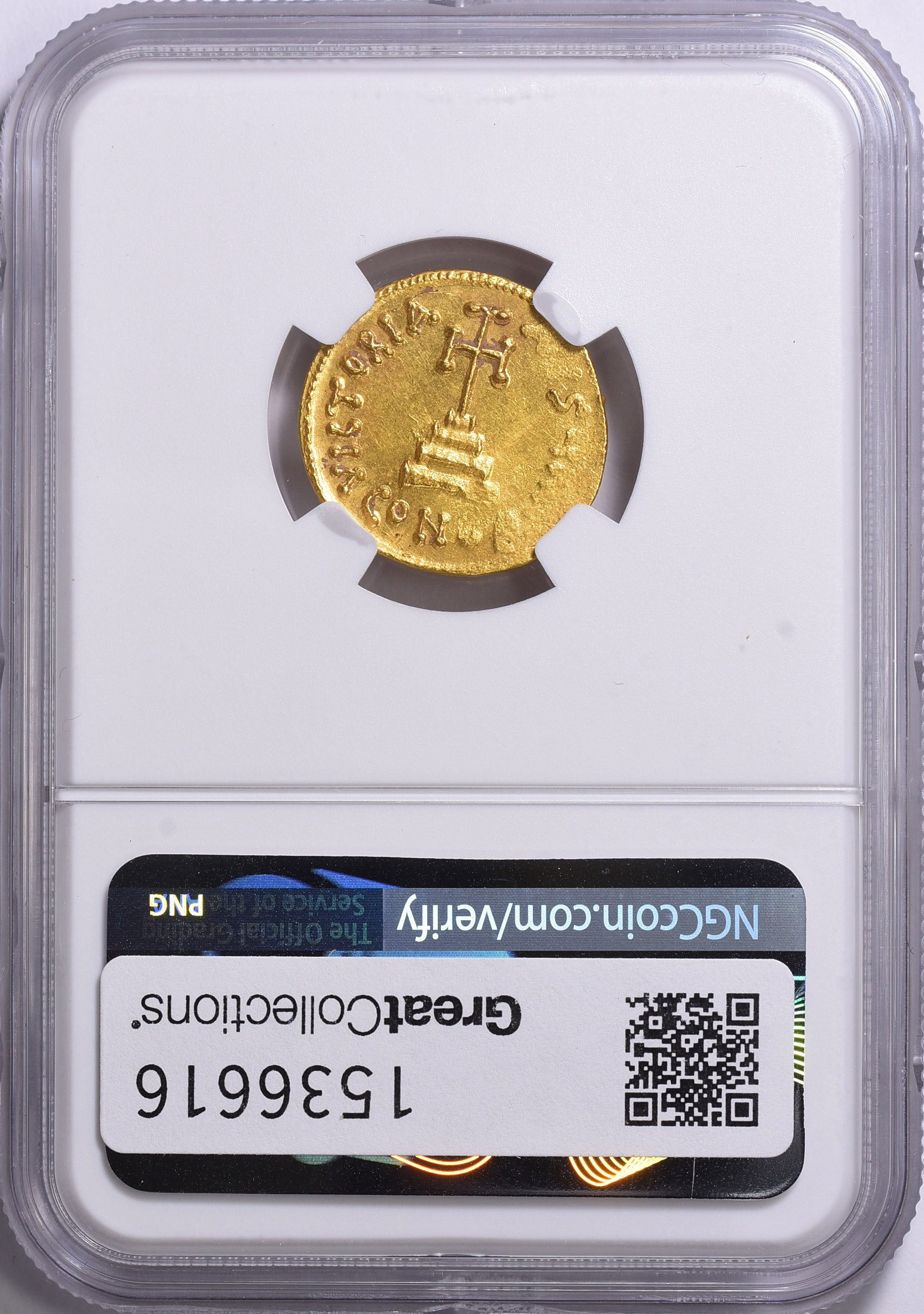 Ancient Byzantine Empire, Leontius (A.D. 695-698) AV Solidus (4.52gms ...
