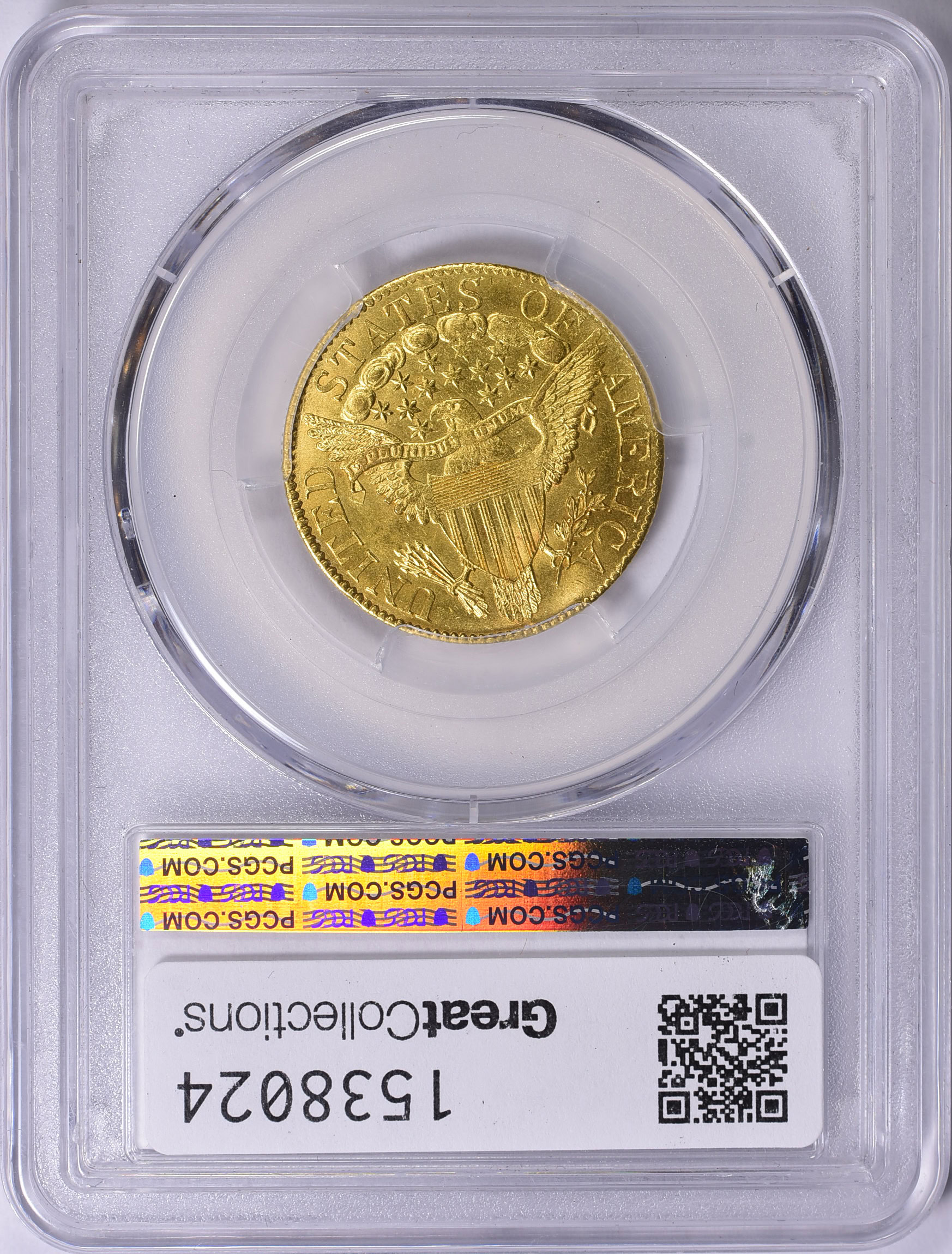 1807 Draped Bust Right Gold Half Eagle PCGS MS-63 (Item 1538024 ...