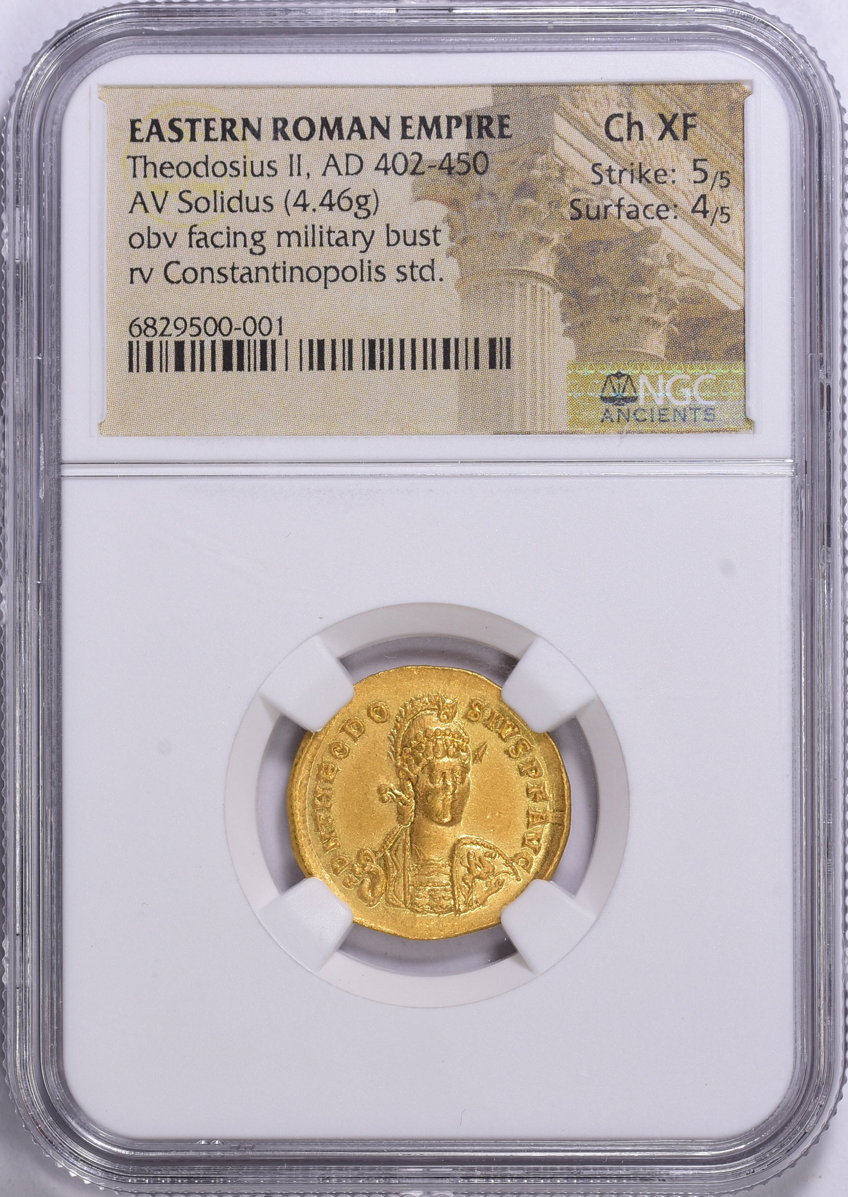 Ancient Roman Empire, Theodosius II (A.D. 402-450) c.A.D. 408-420 AV ...