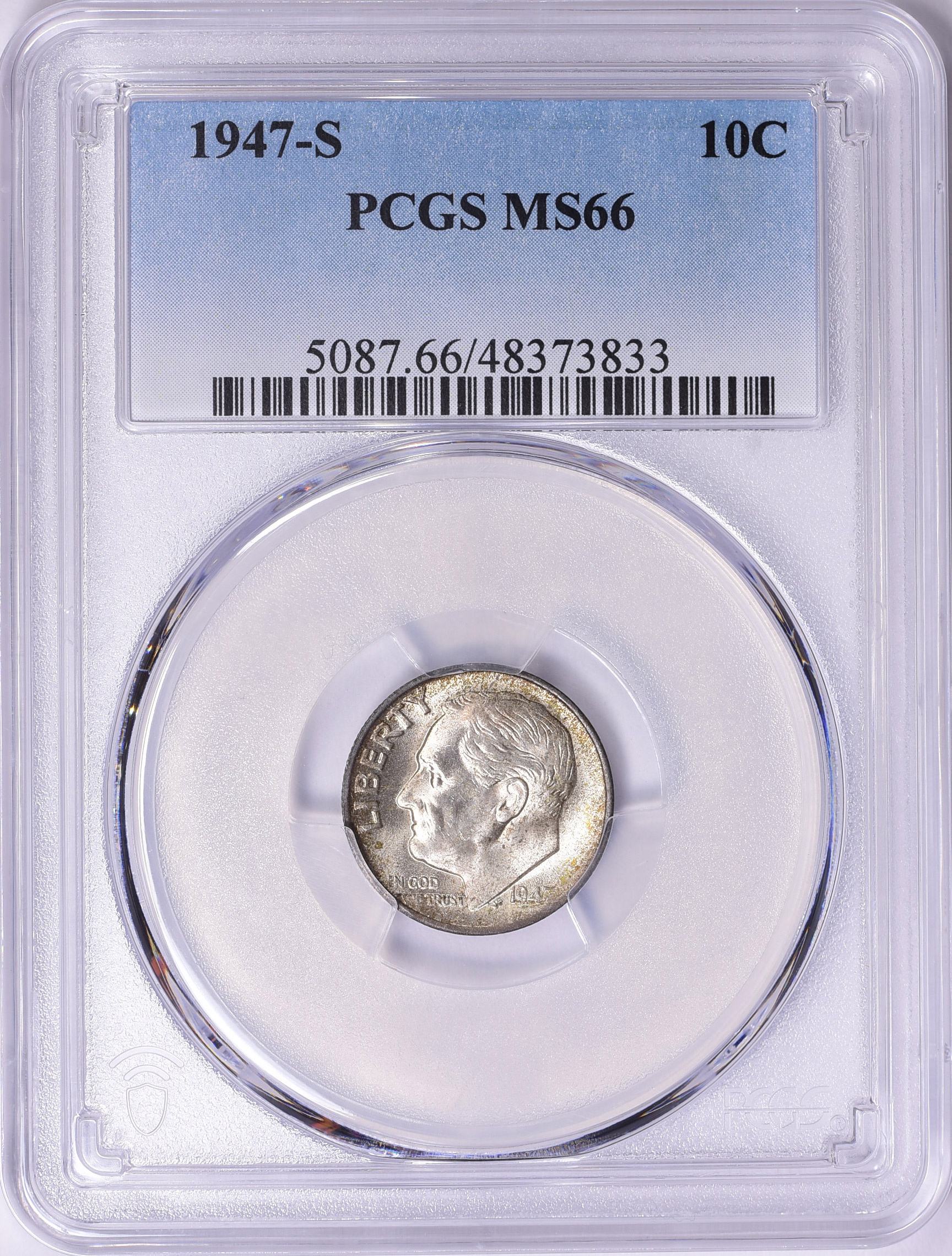 1947-S Roosevelt Dime PCGS MS-66 (Item 1545979) | GreatCollections Coin Auctions