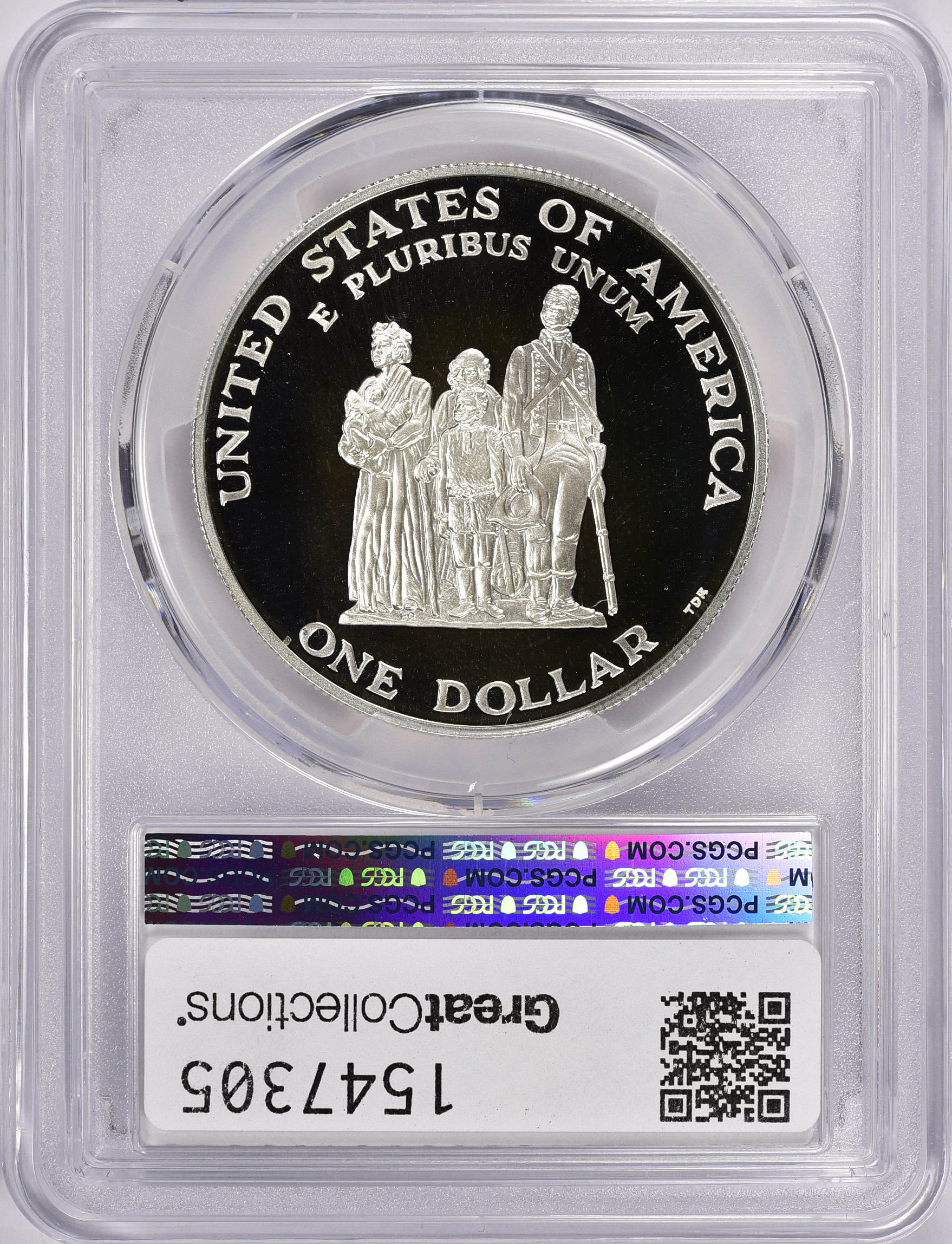 1998-S Black Revolutionary War Patriots Silver Dollar Crispus Attucks ...